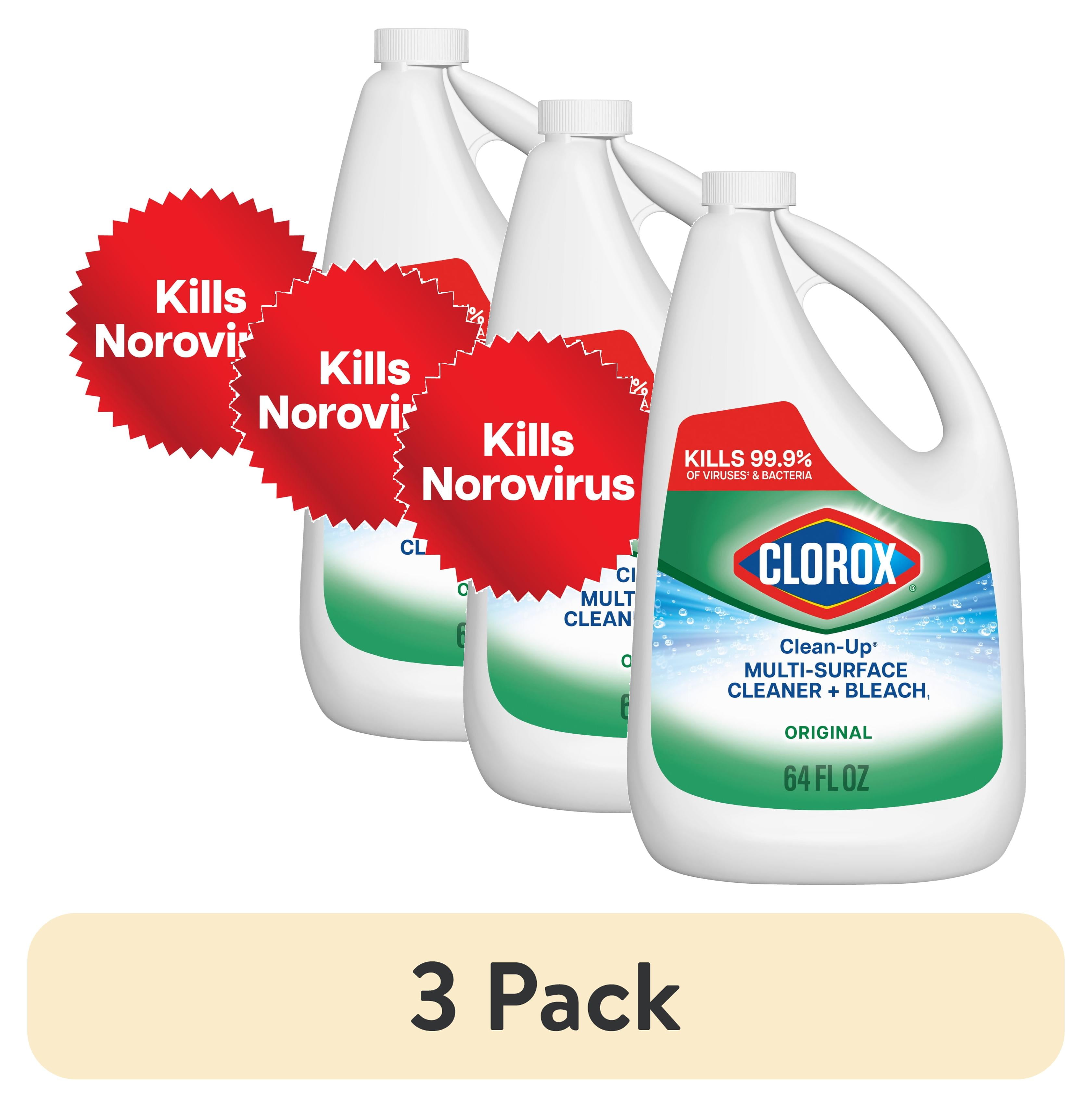 (3 pack) Clorox Clean-Up All Purpose Cleaner Refill w/Bleach, Original ...