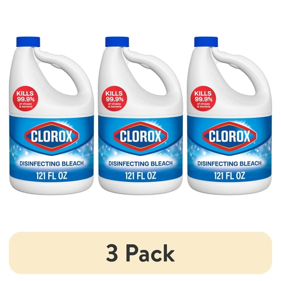 (3 pack) Clorox Disinfecting Liquid Bleach Cleaner, Regular Scent, 121 ...