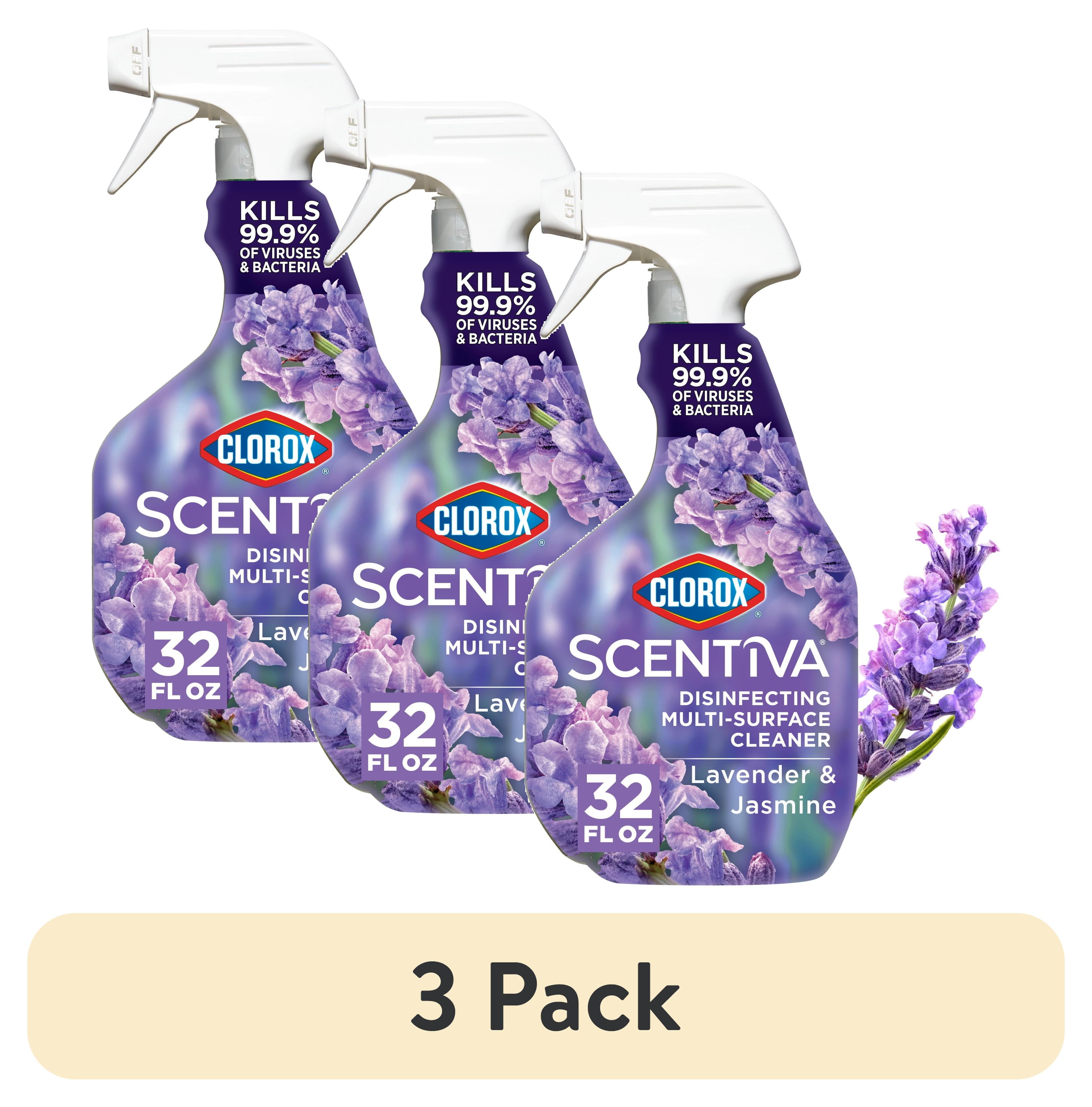 (3 pack) Clorox Scentiva Multi Surface Cleaner Spray, Lavender ...