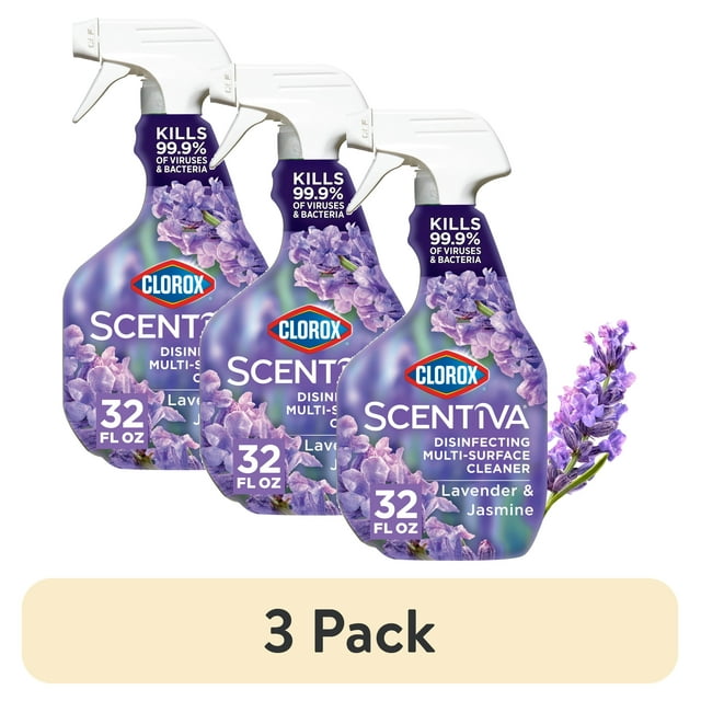 (3 pack) Clorox Scentiva Multi Surface Cleaner Spray, Lavender ...