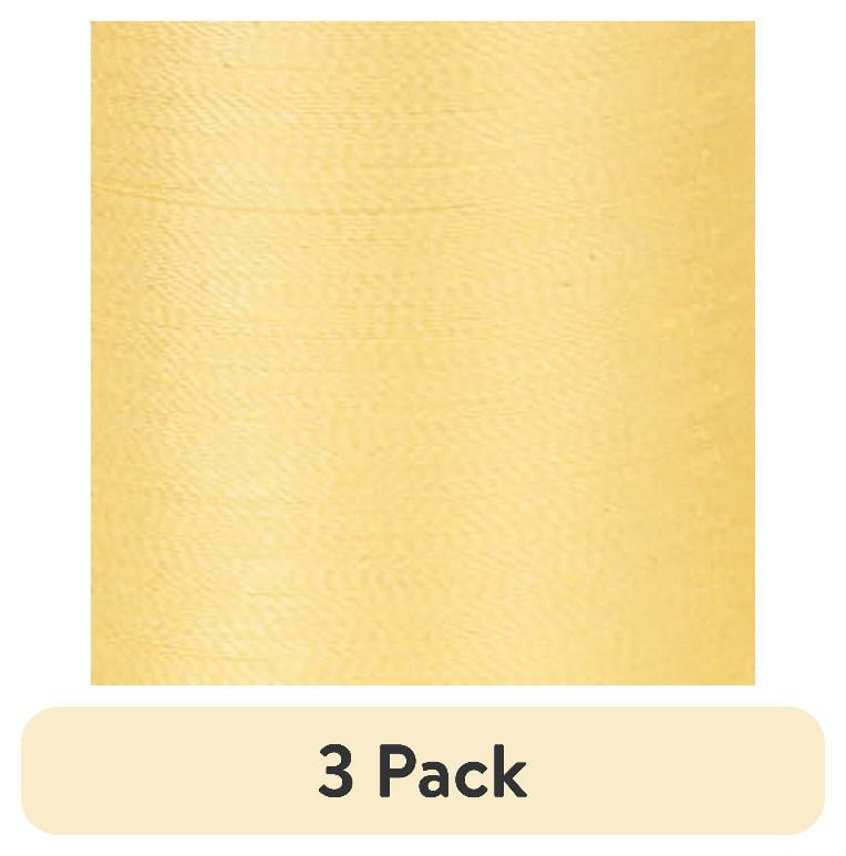 (3 pack) Coats & Clark All Purpose Yellow Polyester Thread, 300 Yards ...