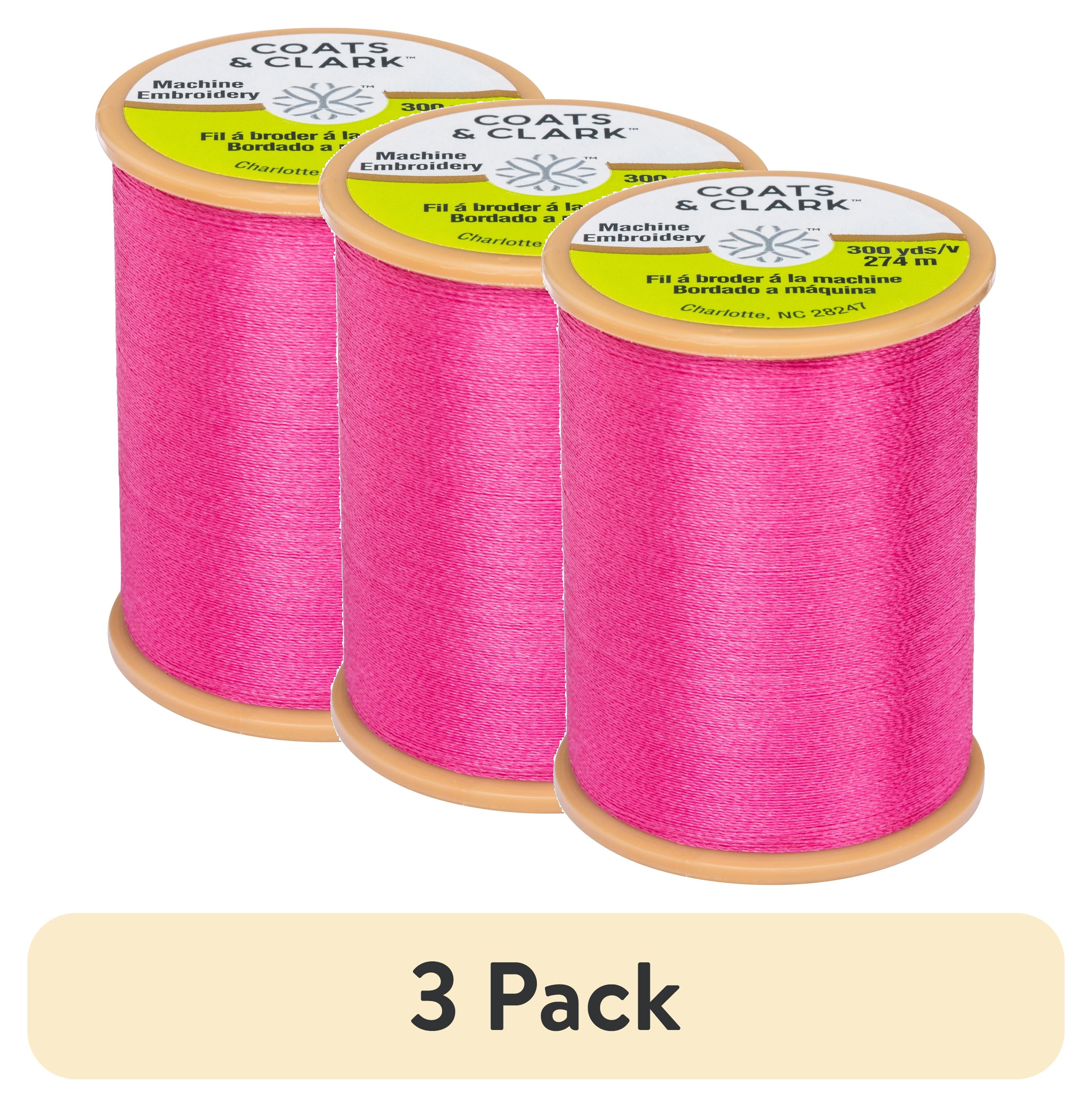 (3 pack) Coats & Clark Trilobal Embroidery Red Rose Polyester Thread ...