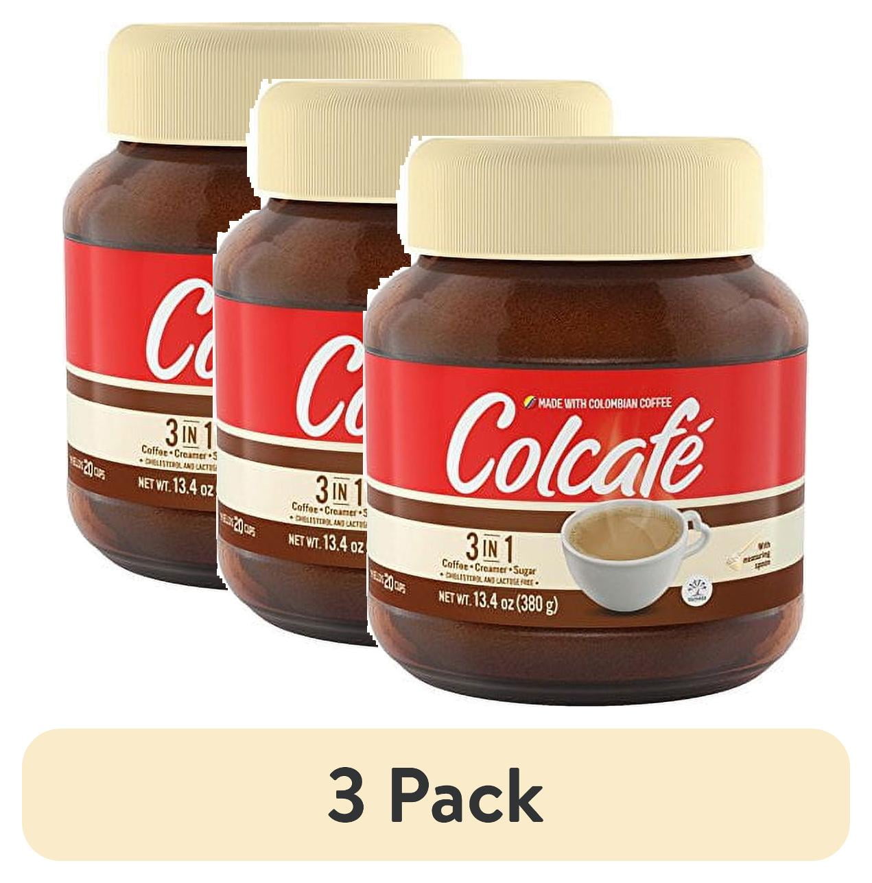 (3 pack) Colcafé 3-in-1 Coffee Mix Jar | Coffee, Cream & Sugar in a ...