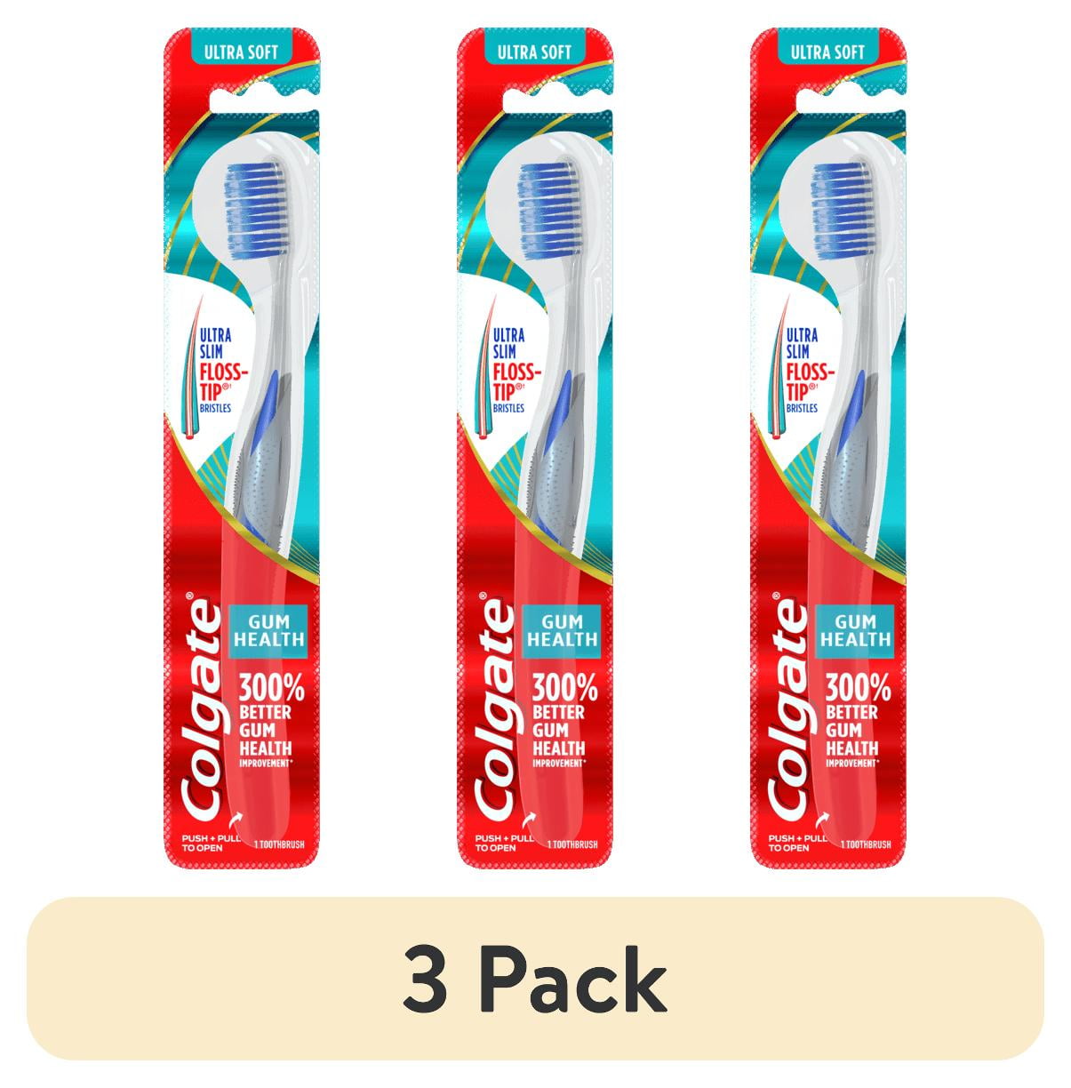 (3 pack) Colgate Gum Health Ultra Soft Bristle Manual Adult Toothbrush ...