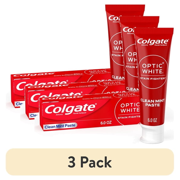 (3 pack) Colgate Optic White Stain Fighter Teeth Whitening Toothpaste ...