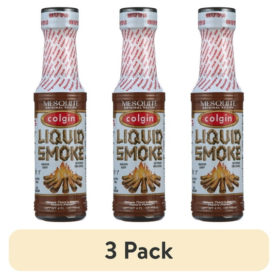 (3 pack) Colgin Natural Mesquite Liquid Smoke Flavor, 4 fl oz - Walmart.com
