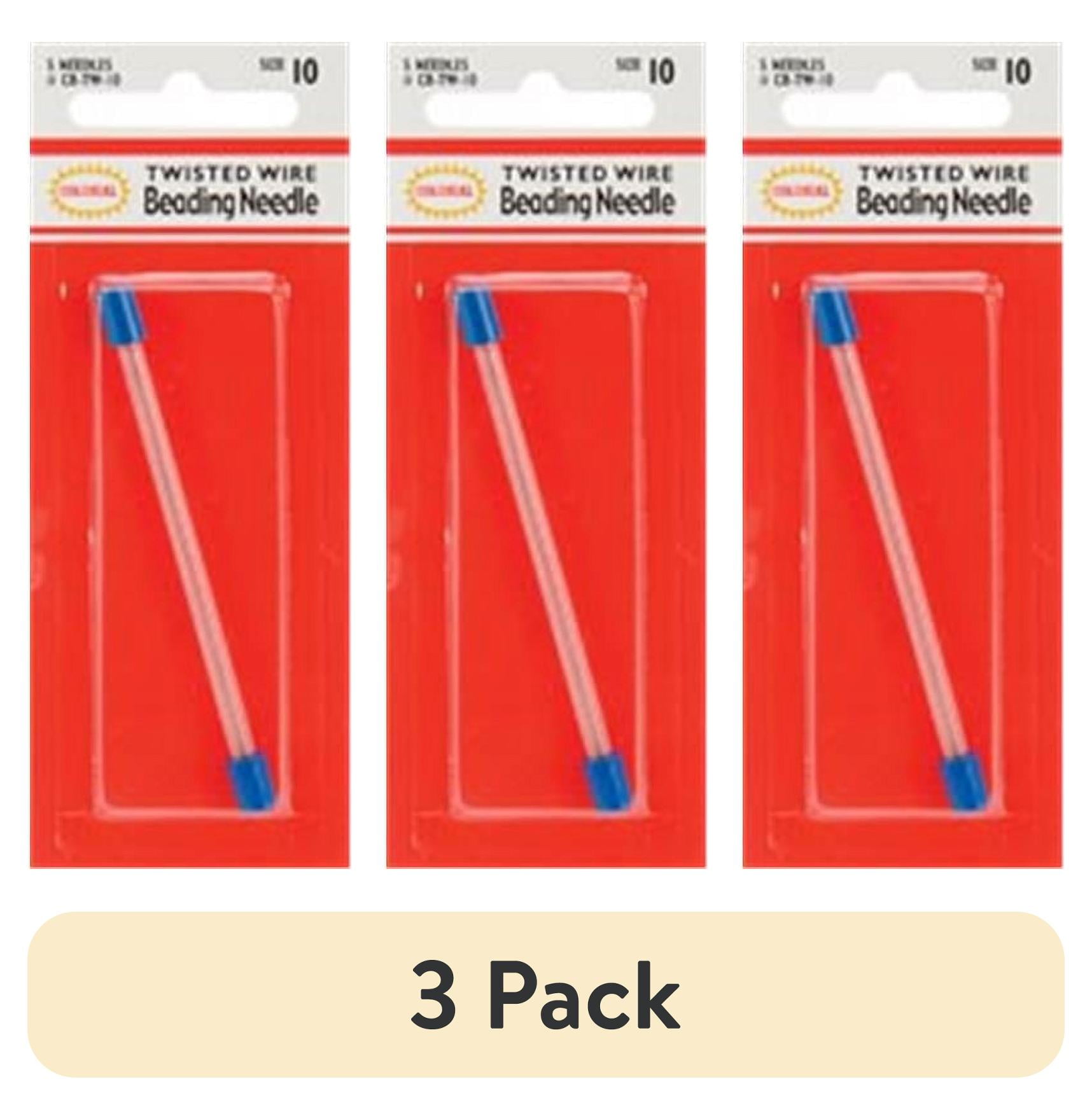 (3 pack) Colonial Needle Twisted Wire Beading Needles-Size 10 5/Pkg ...