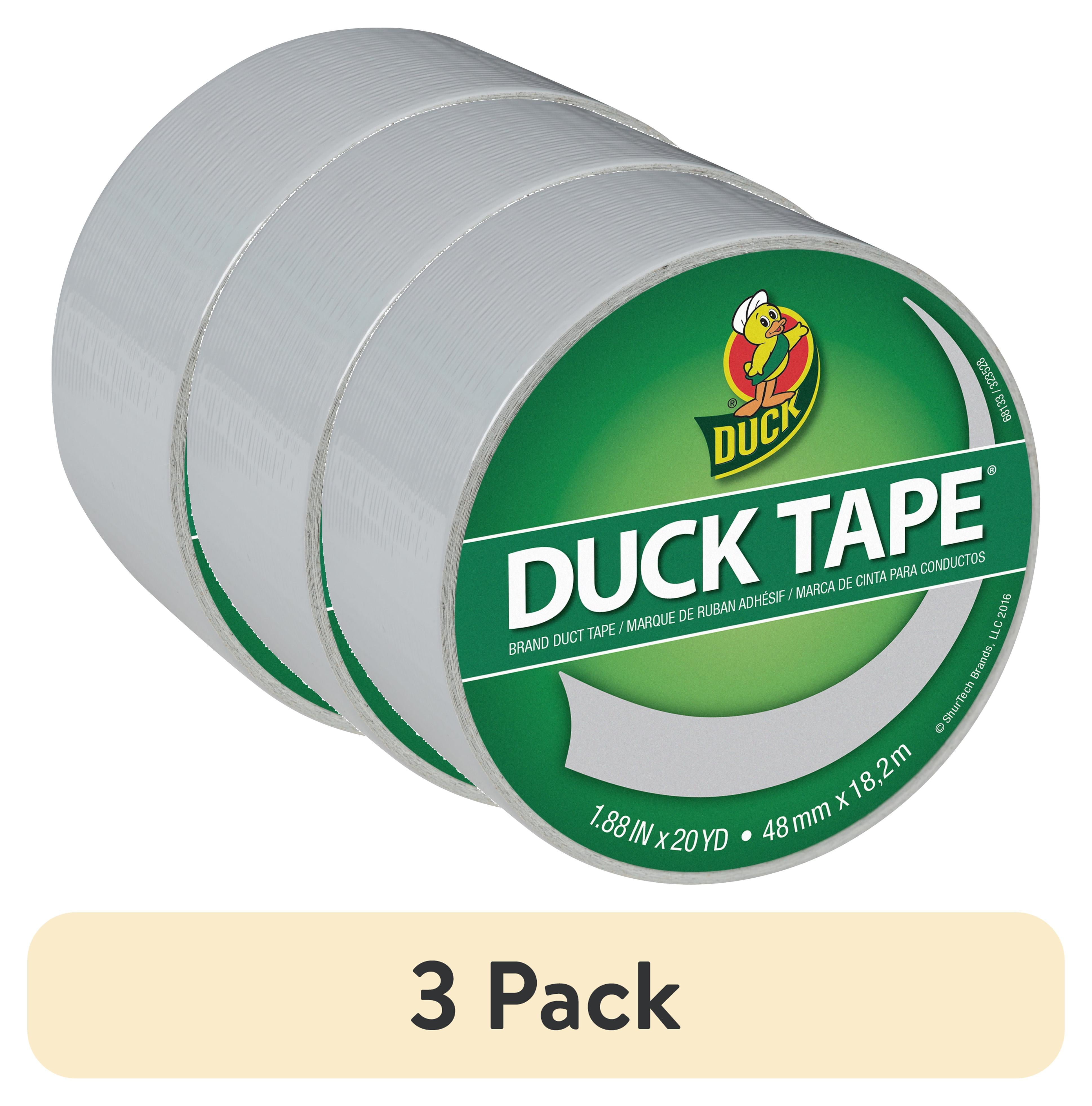 (3 pack) Color Duck Tape Brand Duct Tape, 1.88 in. x 20 yd., Dove Grey ...