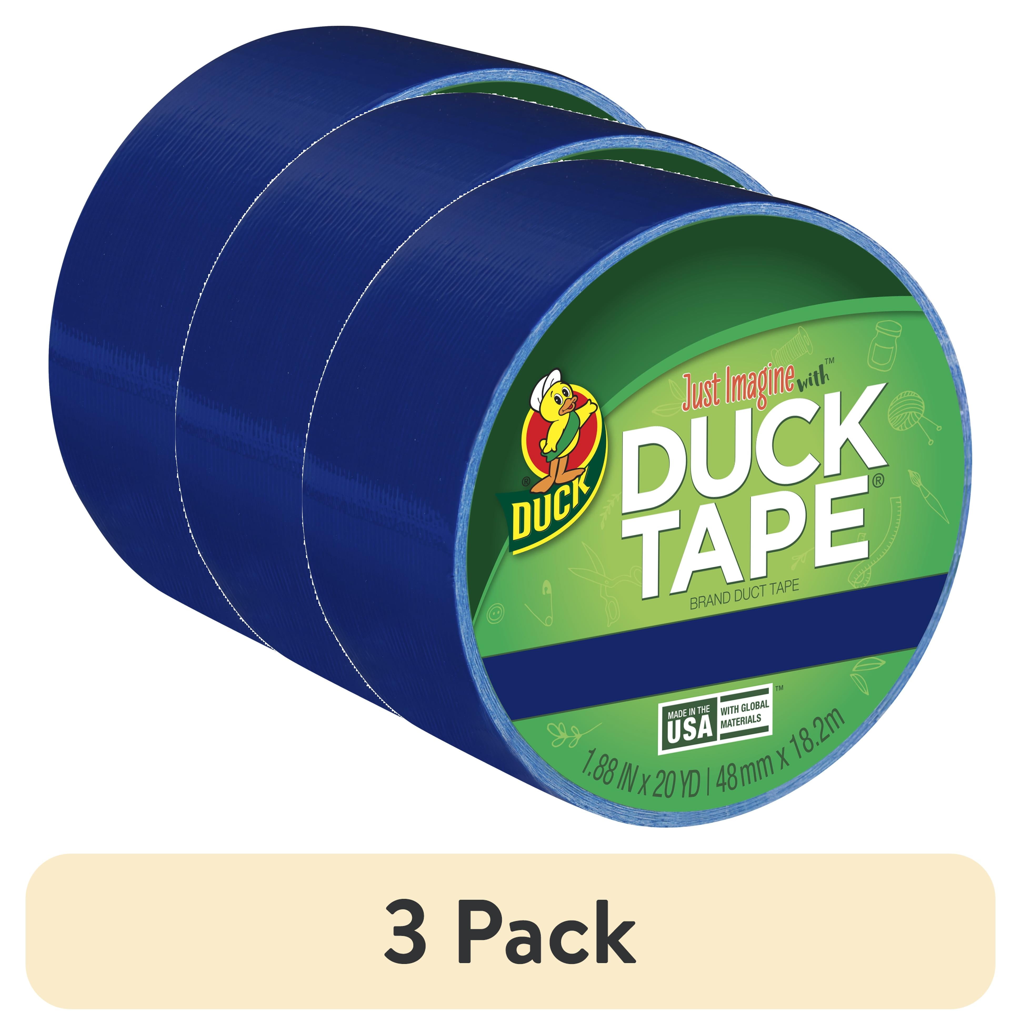 (3 pack) Color Duck Tape Brand Duct Tape, 1.88 in. x 20 yd., Navy Blue ...