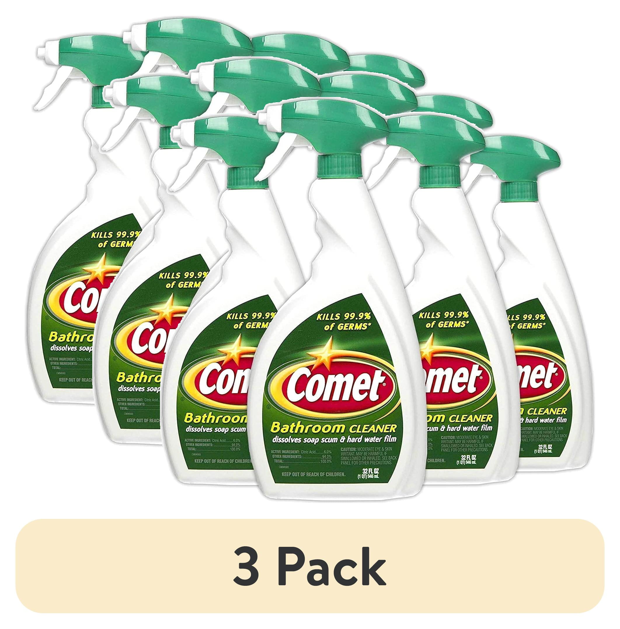 (3 pack) Comet Bathroom Cleaner Spray Lemon Scent 32 oz - Walmart.com