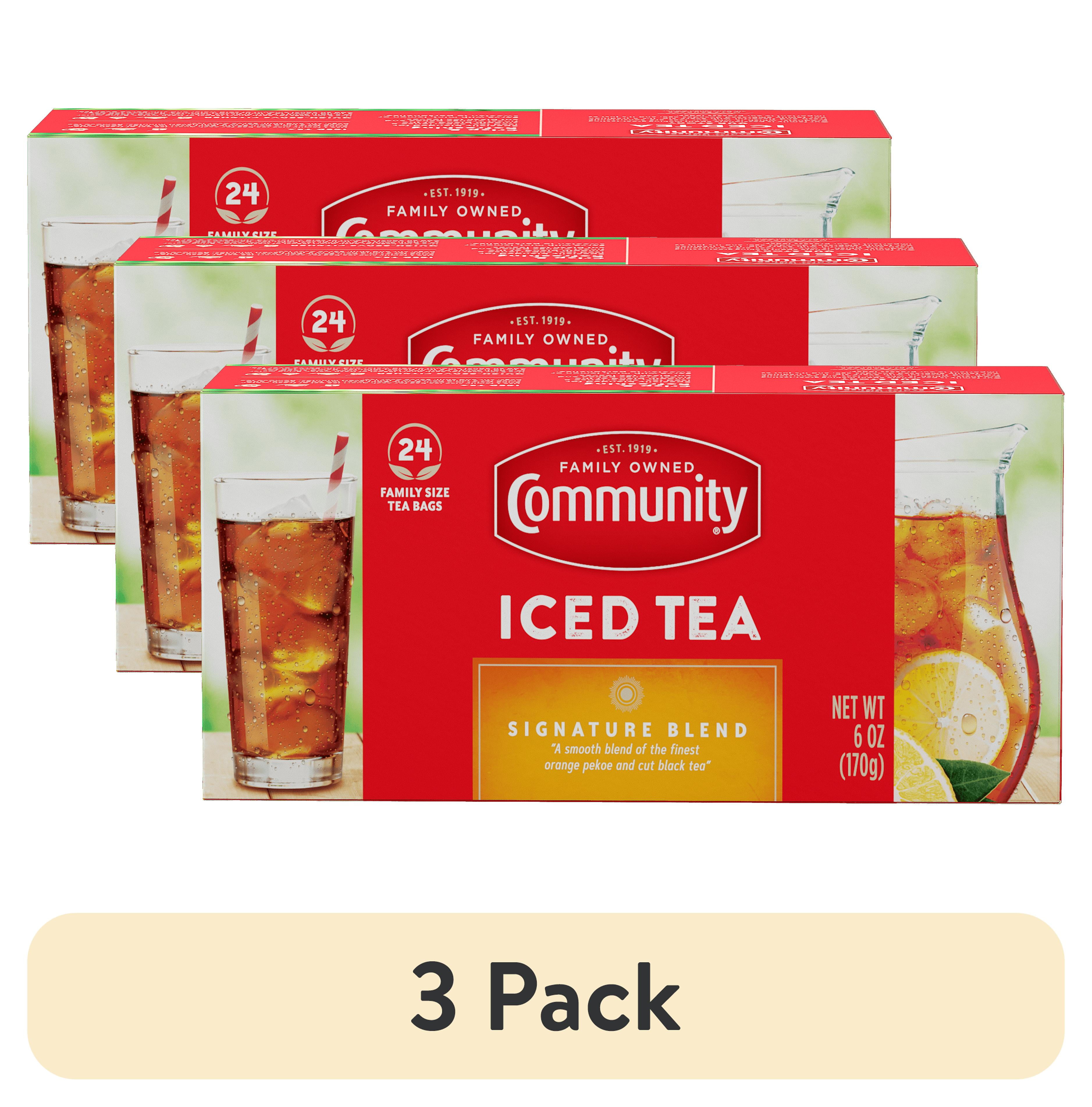 (3 pack) Community Coffee Signature Iced Tea 24 Ct Box - Walmart.com