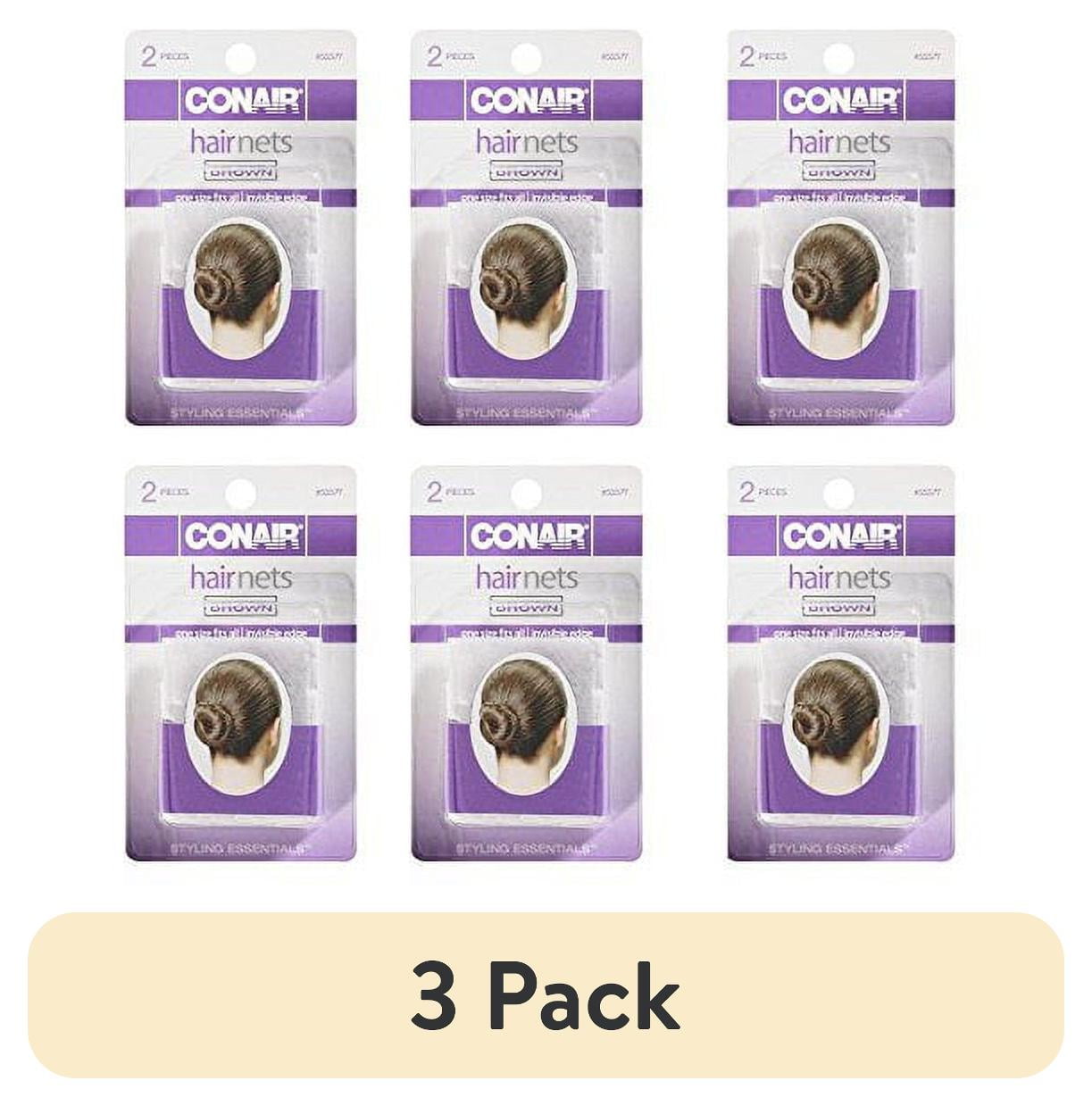 (3 pack) Conair Brown Ultra Fine Mesh Hair Nets - 12pc - #55577 One ...