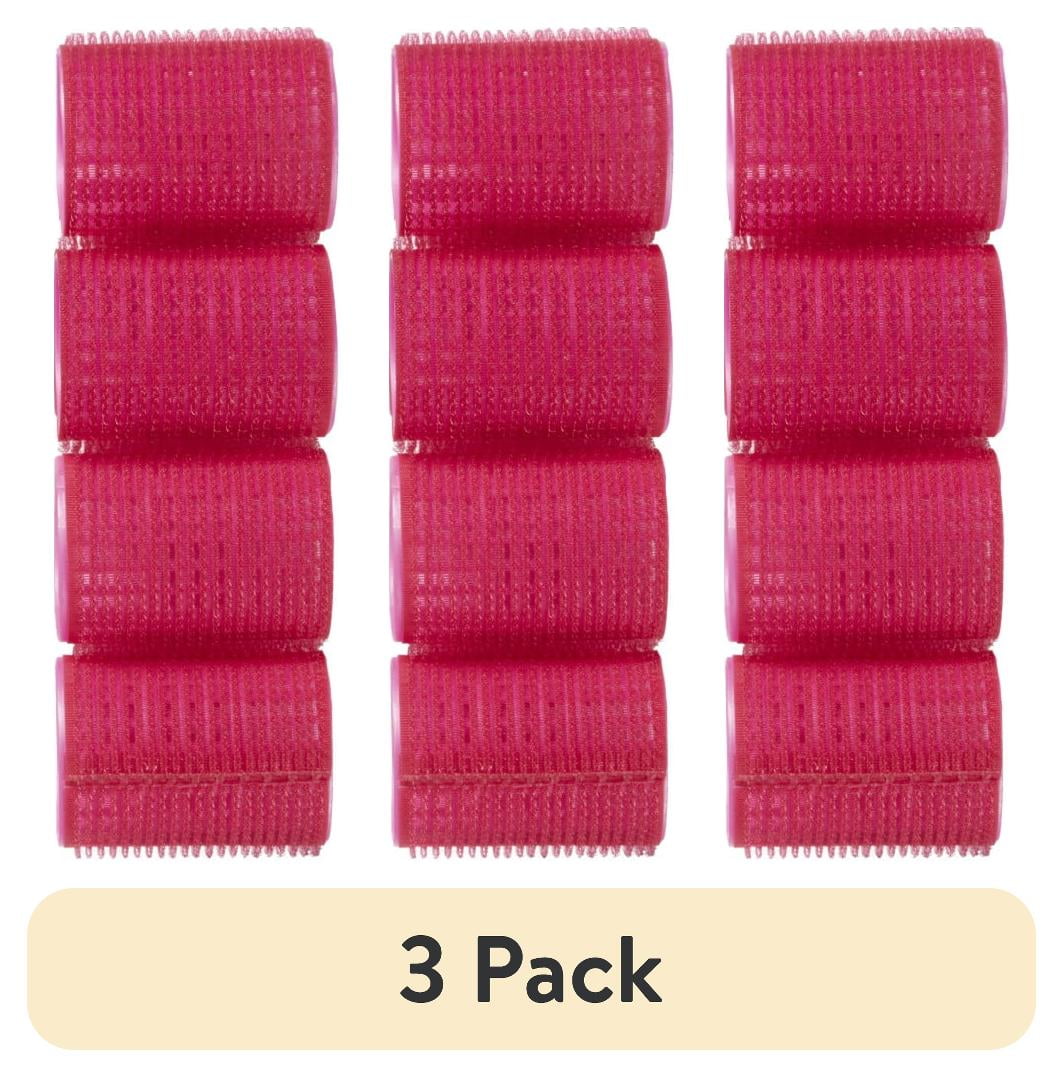 (3 pack) Conair Self-Grip Extra-Large Hair Rollers, Pink, 4 Count ...
