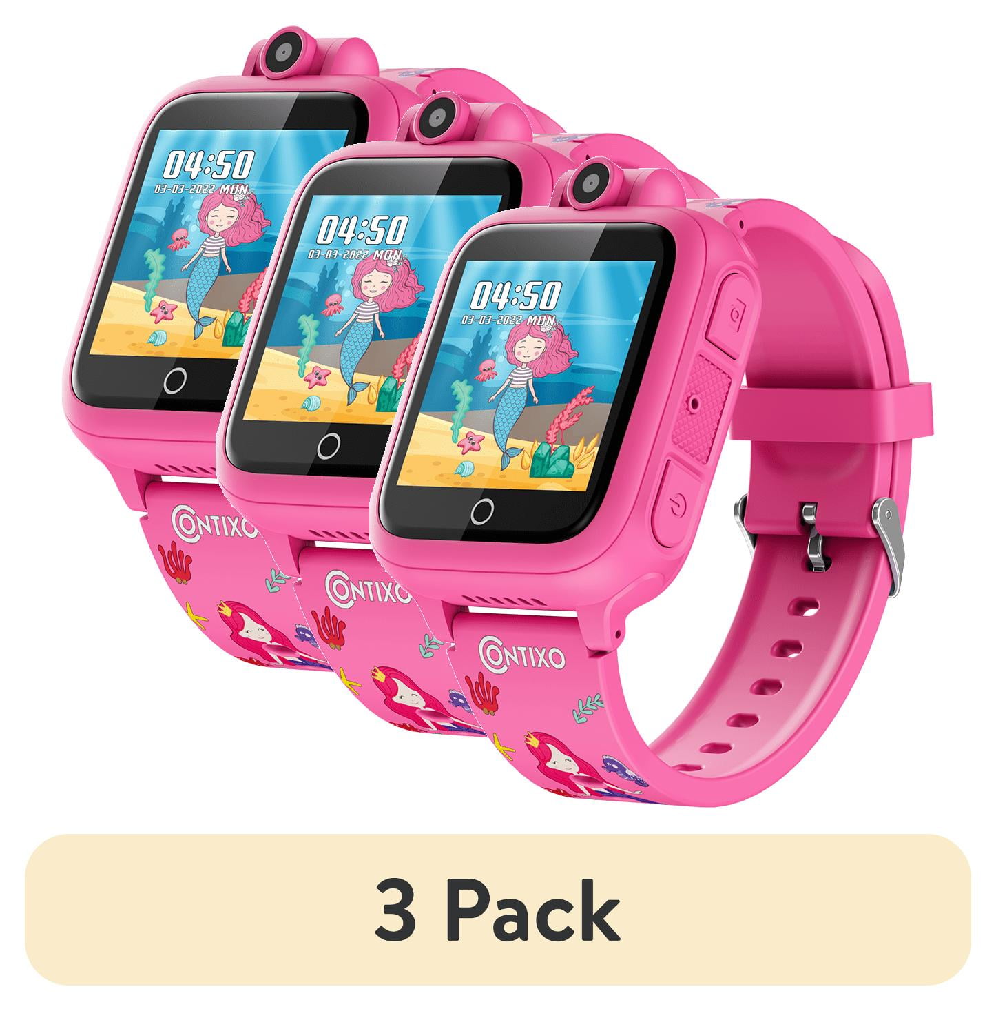 (3 pack) Contixo Kids Smart Watch, with 16 Educational Games, Camera ...