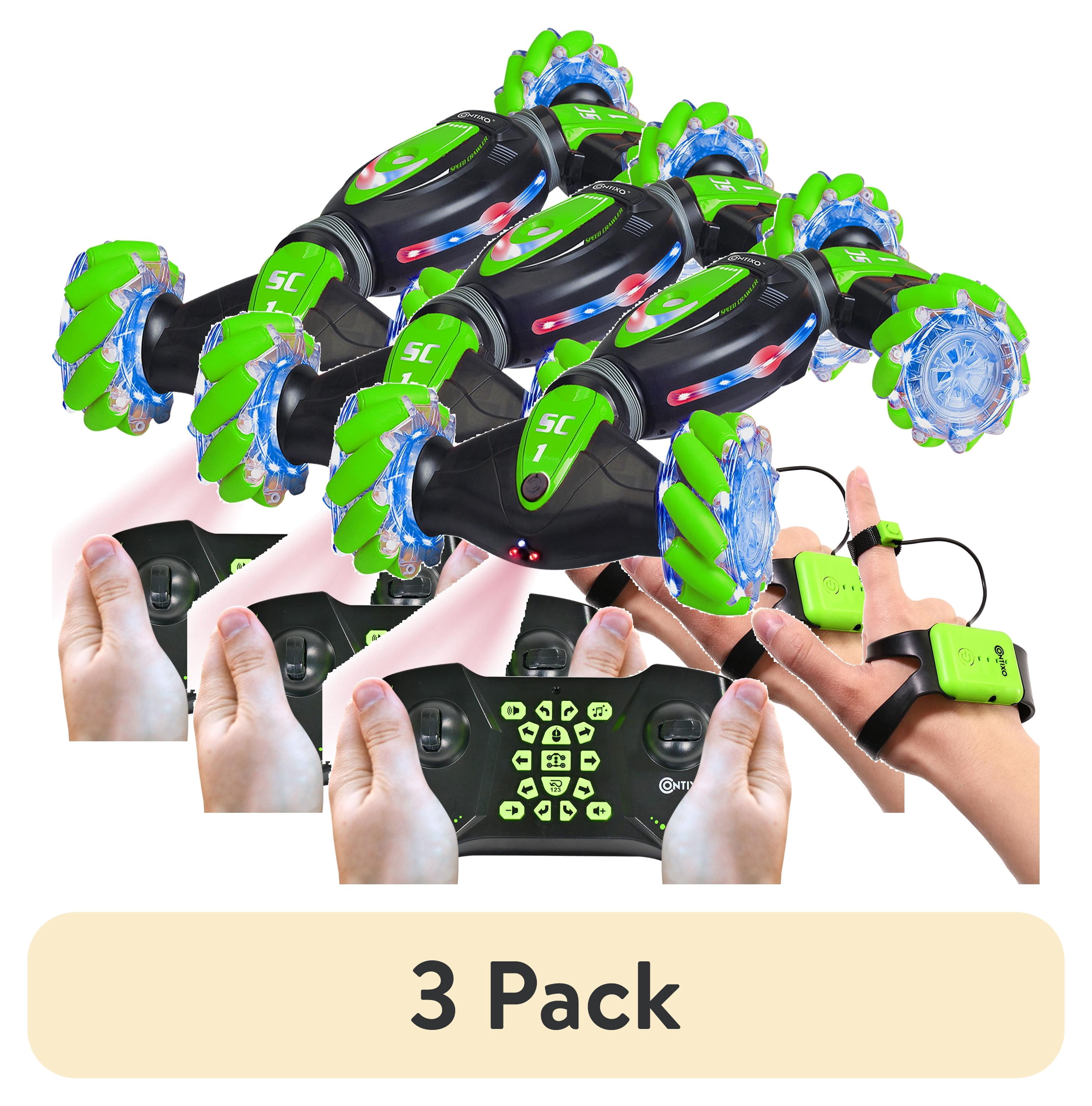 (3 pack) Contixo Remote Control Car, Gesture Sensing RC Stunt Car, LED ...