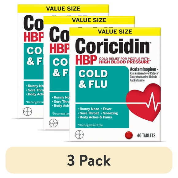 High Blood Pressure Cold Medicine in Cold Cough and Flu - Walmart.com