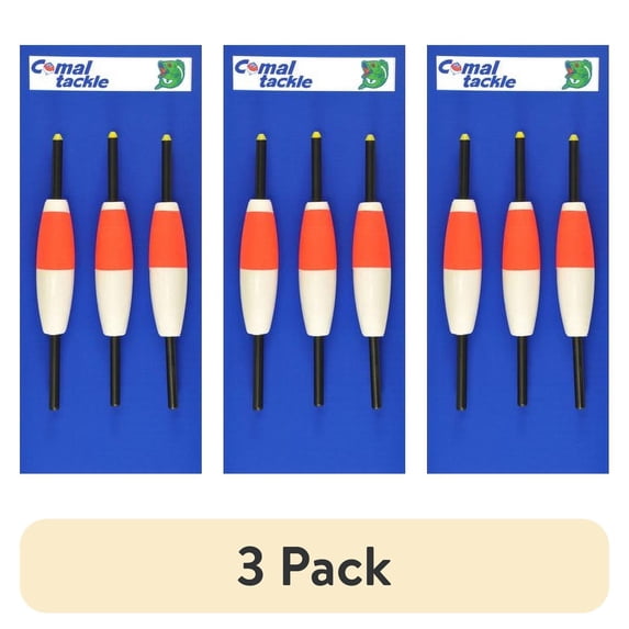 Cormal Sensitive Fishing Slip Float 3 Pack for Crappie Panfish Catfish ...