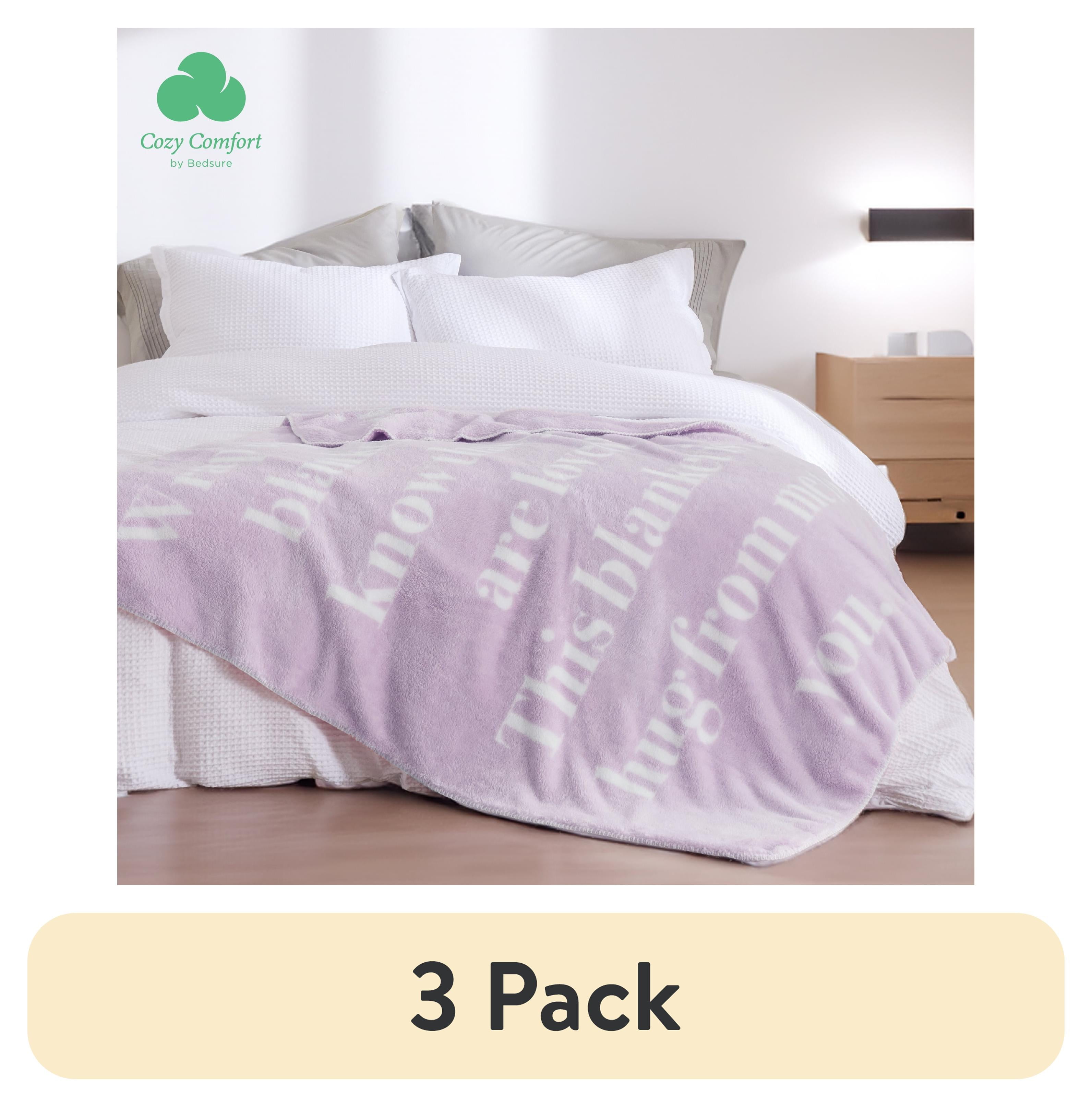 (3 pack) Cozy Comfort Throw Blanket, Get Well Gifts for Women, After ...