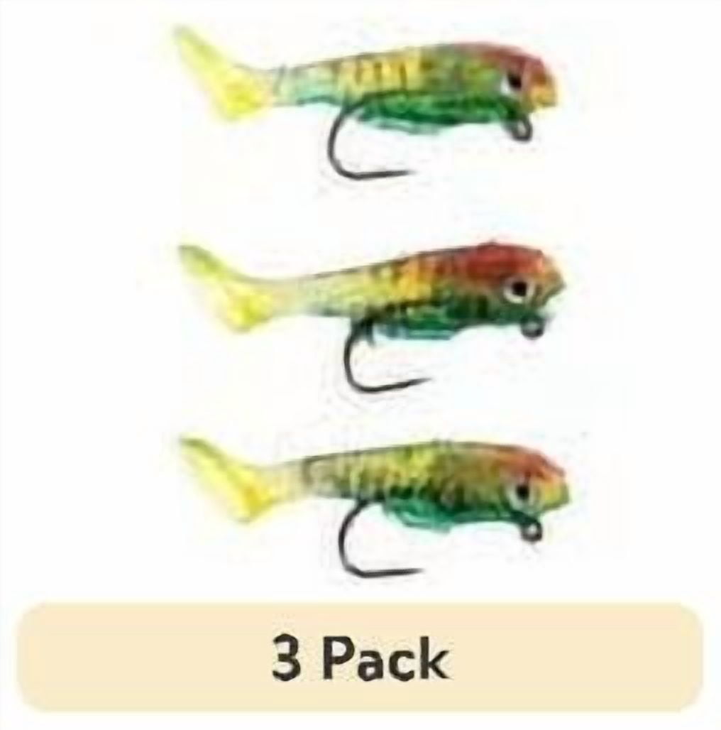 (3 pack) Crème 1.5" Spoiler Shad Swim Bait Lure, Firetiger - Walmart.com