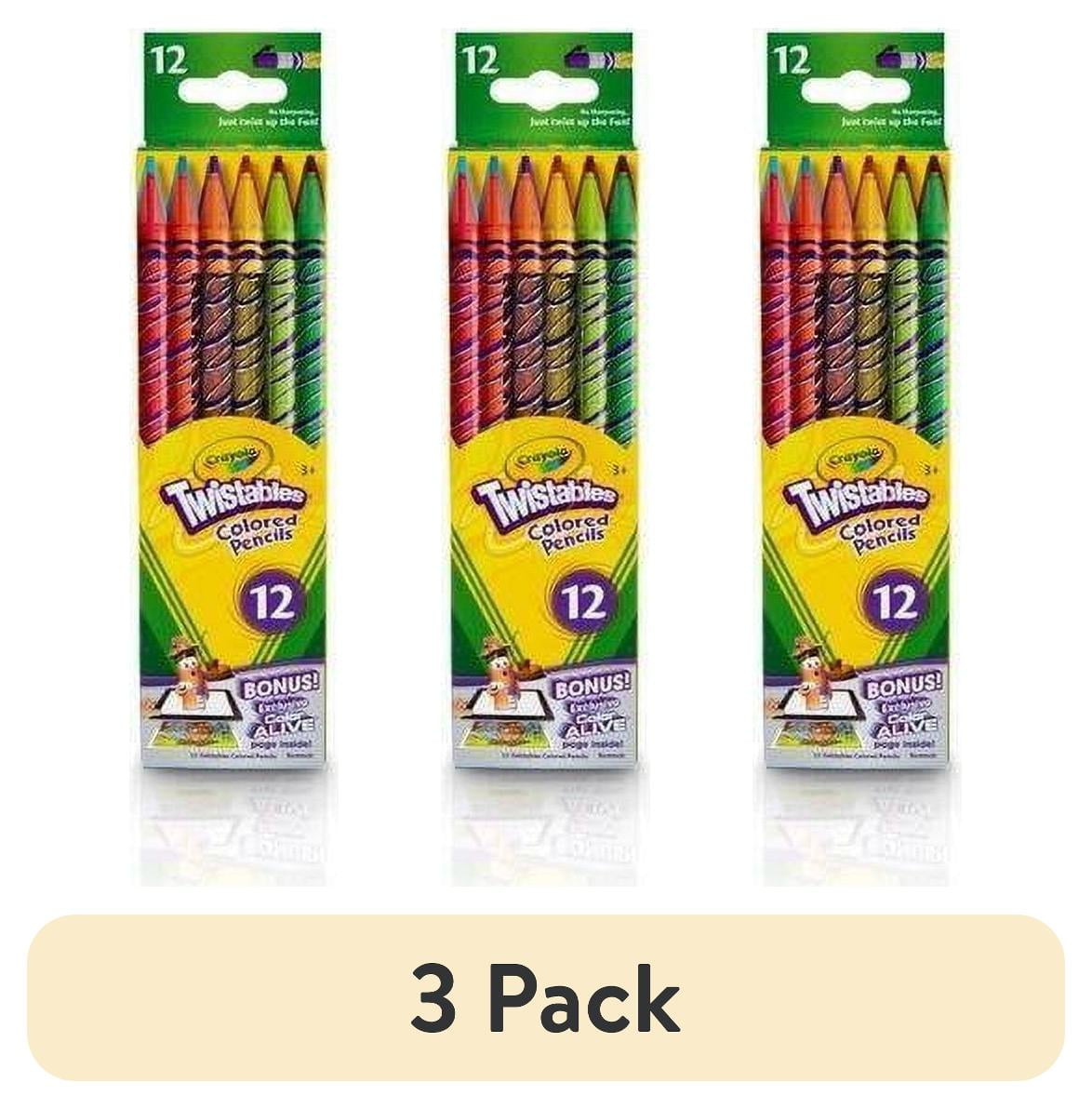 (3 pack) Crayola Twistables Colored Pencil Set, School Supplies ...