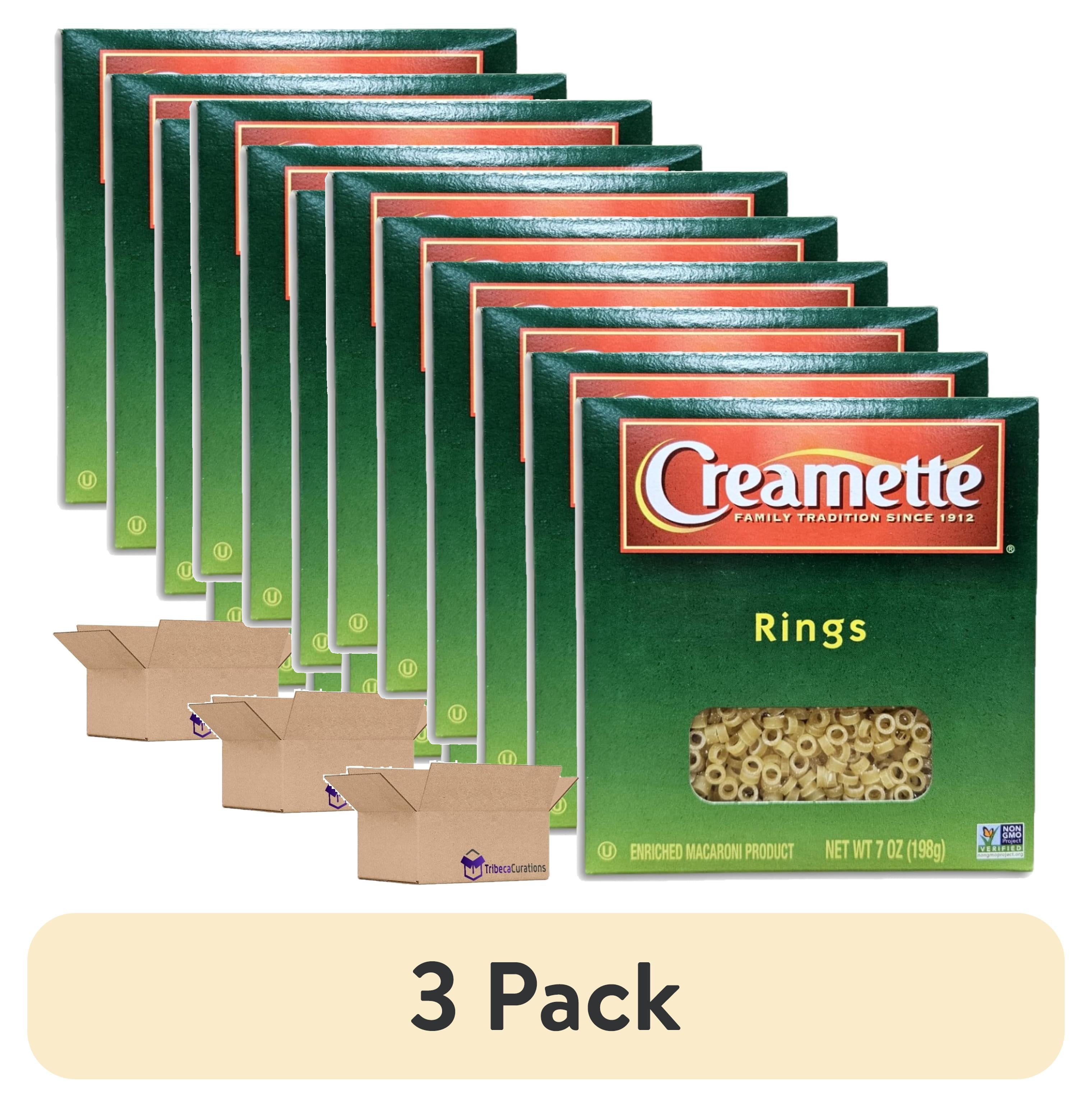 (3 pack) Creamette Creamette Small Rings Pasta Value Pack 7 Ounce ...