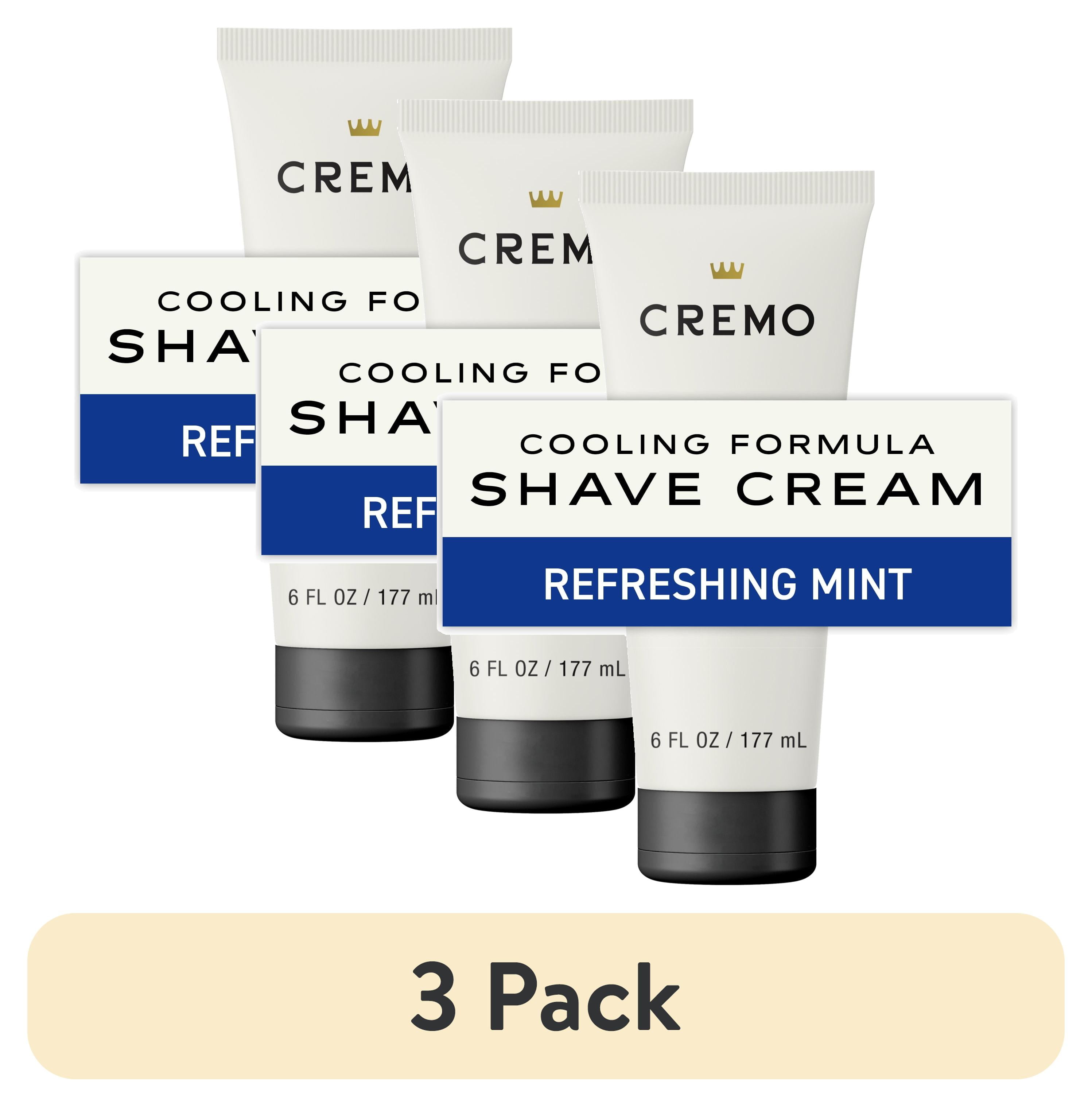 (3 pack) Cremo Men's Cooling Shave Cream, Refreshing Mint Scent, 6 fl ...