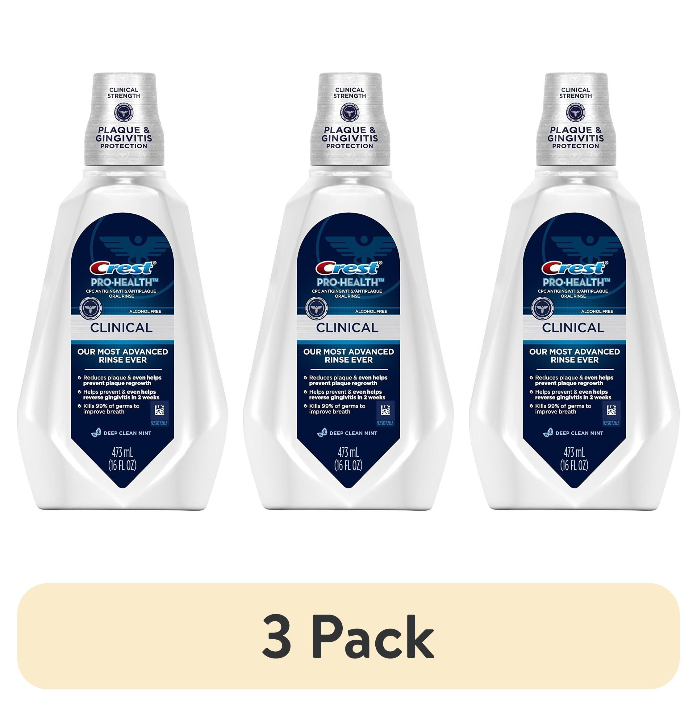 (3 pack) Crest Pro-Health Advanced Rinse Mouthwash, Deep Clean Mint ...