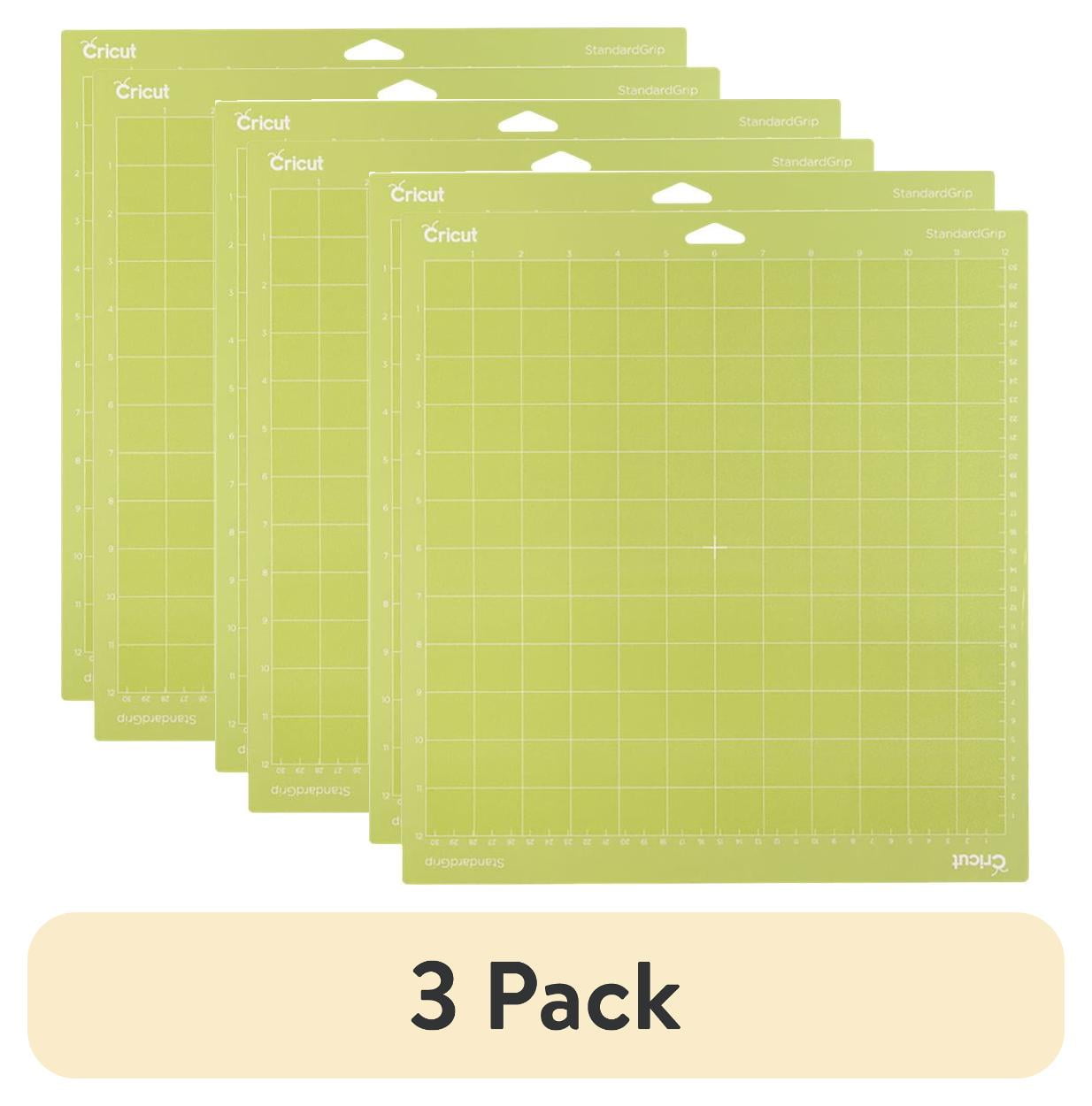 (3 pack) Cricut® StandardGrip Adhesive Cutting Machine Mat, 12 in x 12 ...