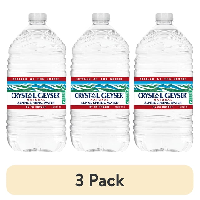 3-Pack Crystal Geyser Water | Bottled water for inns - Walmart Business ...