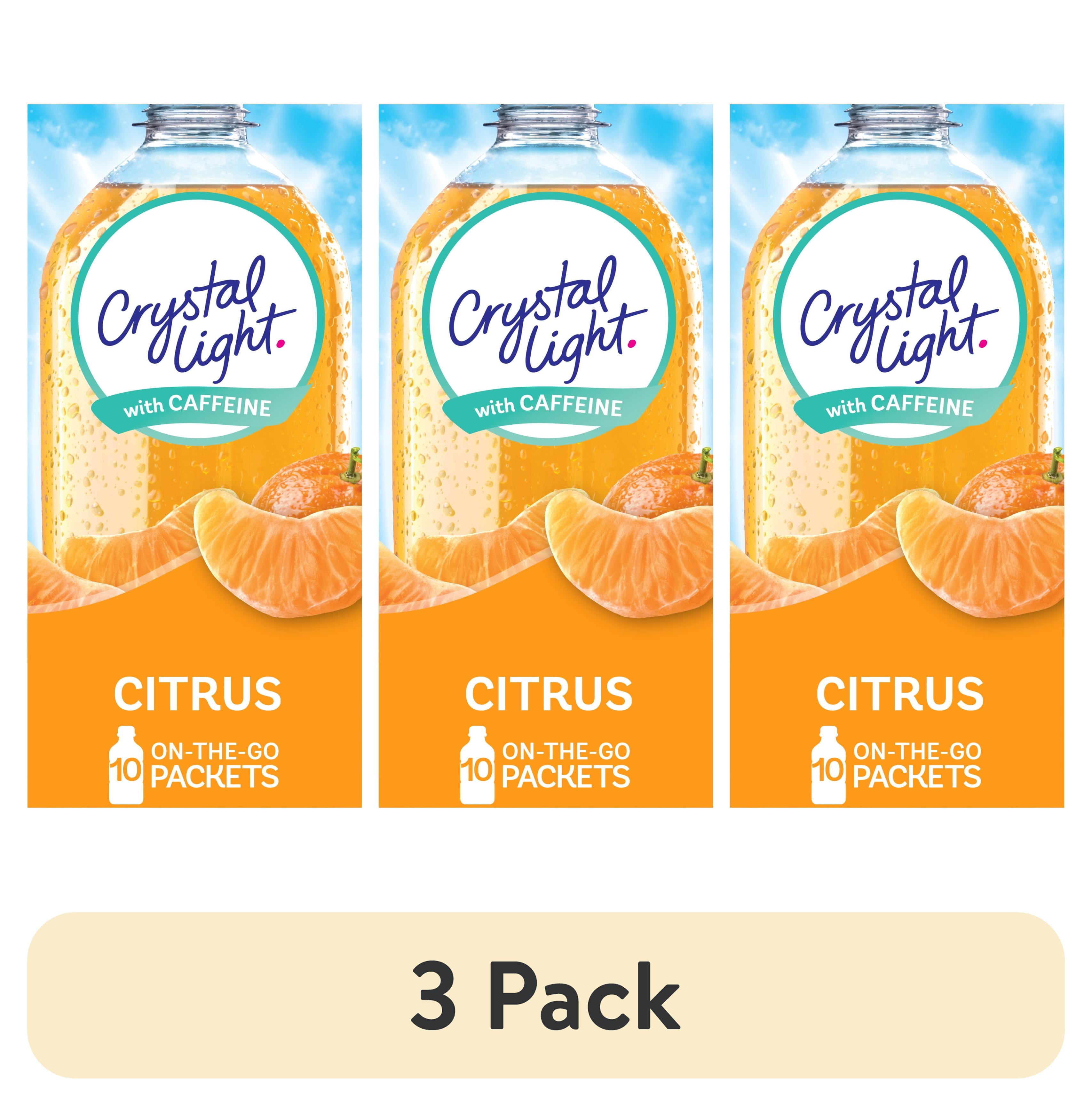 (3 pack) Crystal Light Citrus Sugar Free Drink Mix Singles with ...