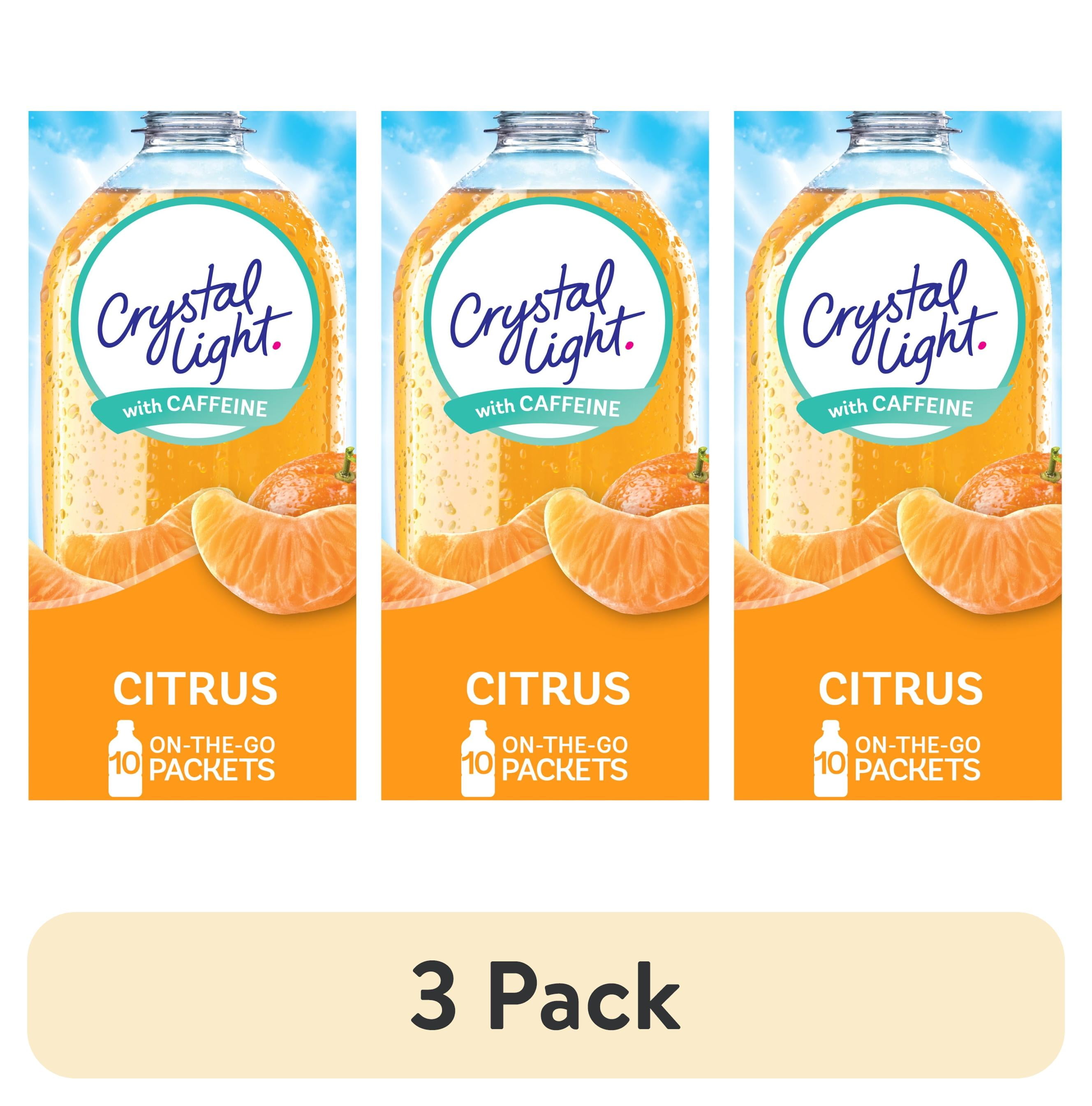 (3 pack) Crystal Light Citrus Sugar Free Drink Mix Singles with ...