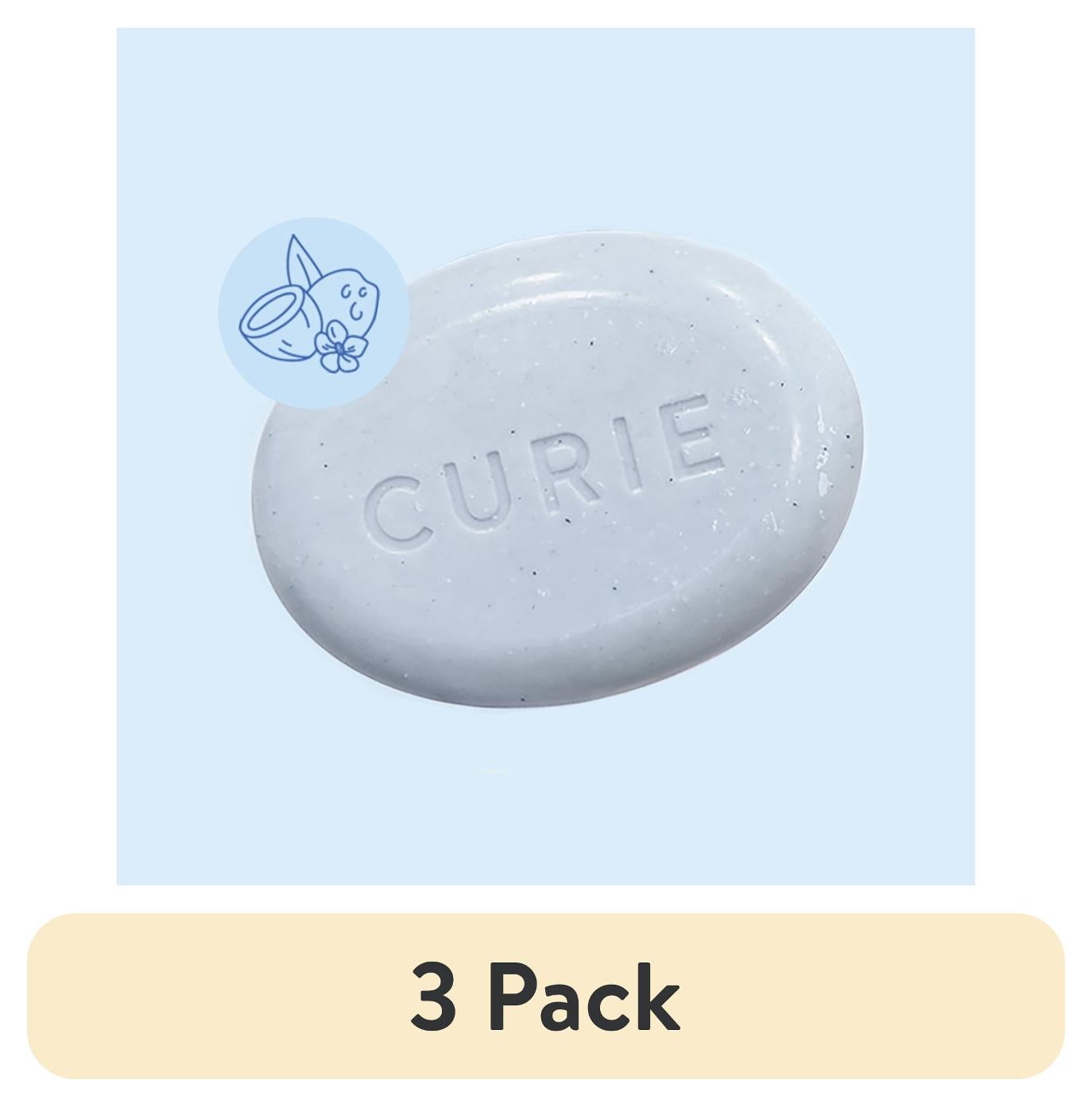 (3 pack) Curie Exfoliating Body Wash Bar Soap, Coconut Nectar, for Men ...