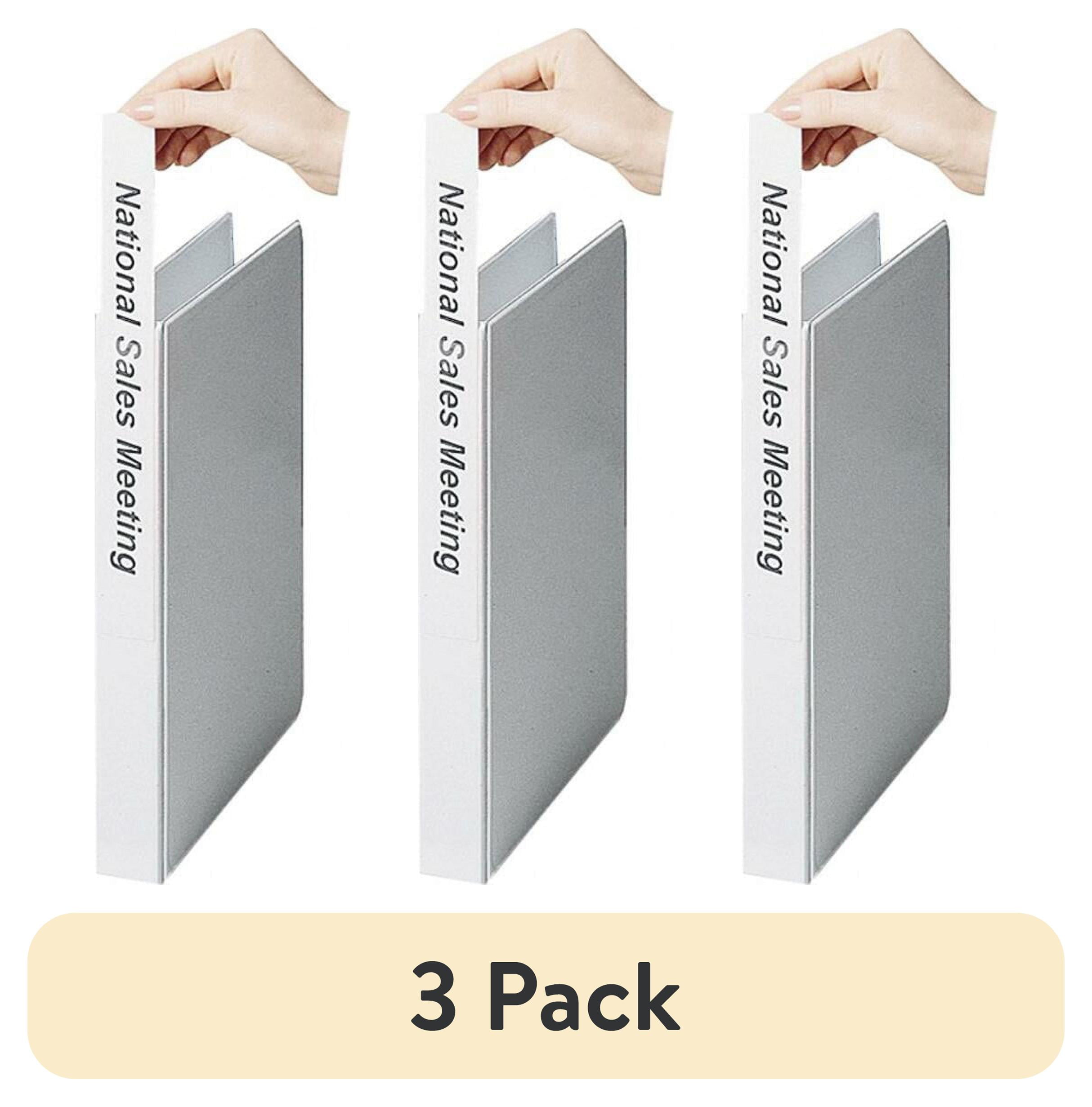 (3 pack) Customized Spine Binder Insert - Walmart.com