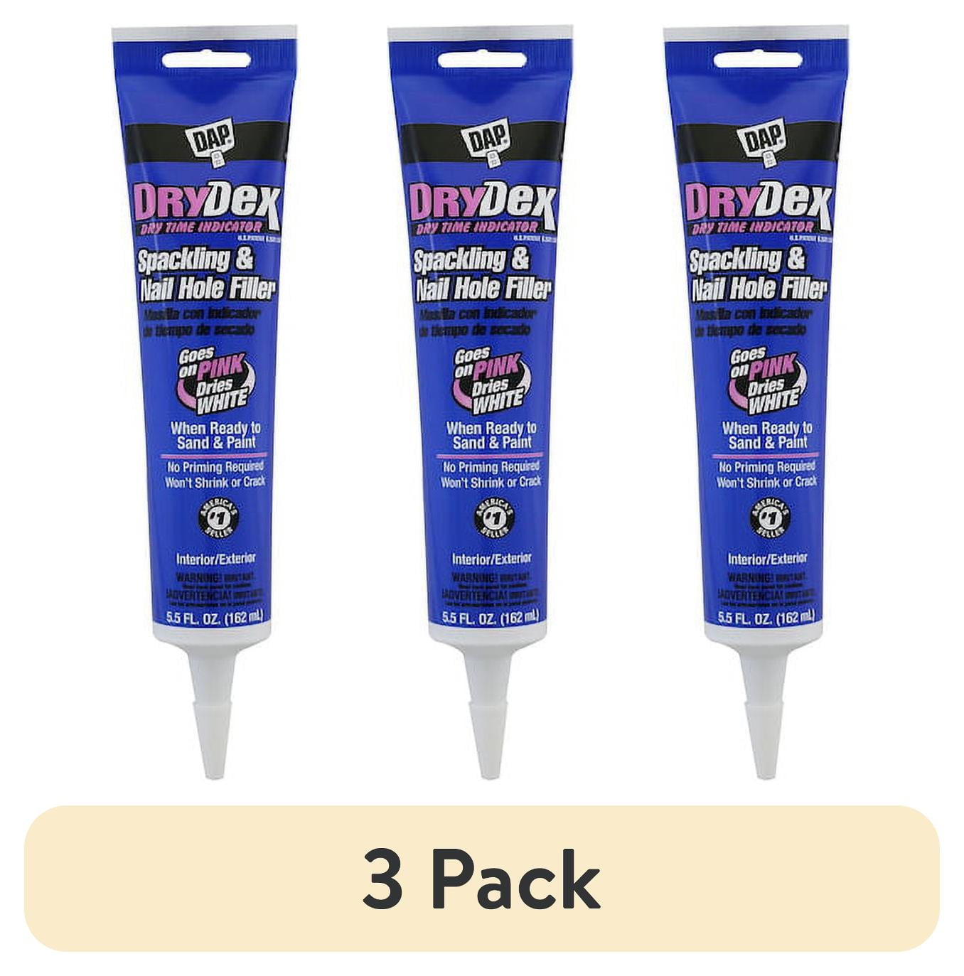 (3 pack) DAP DryDex Dry Time Indicator Spackling 5.5 oz Pink to White ...