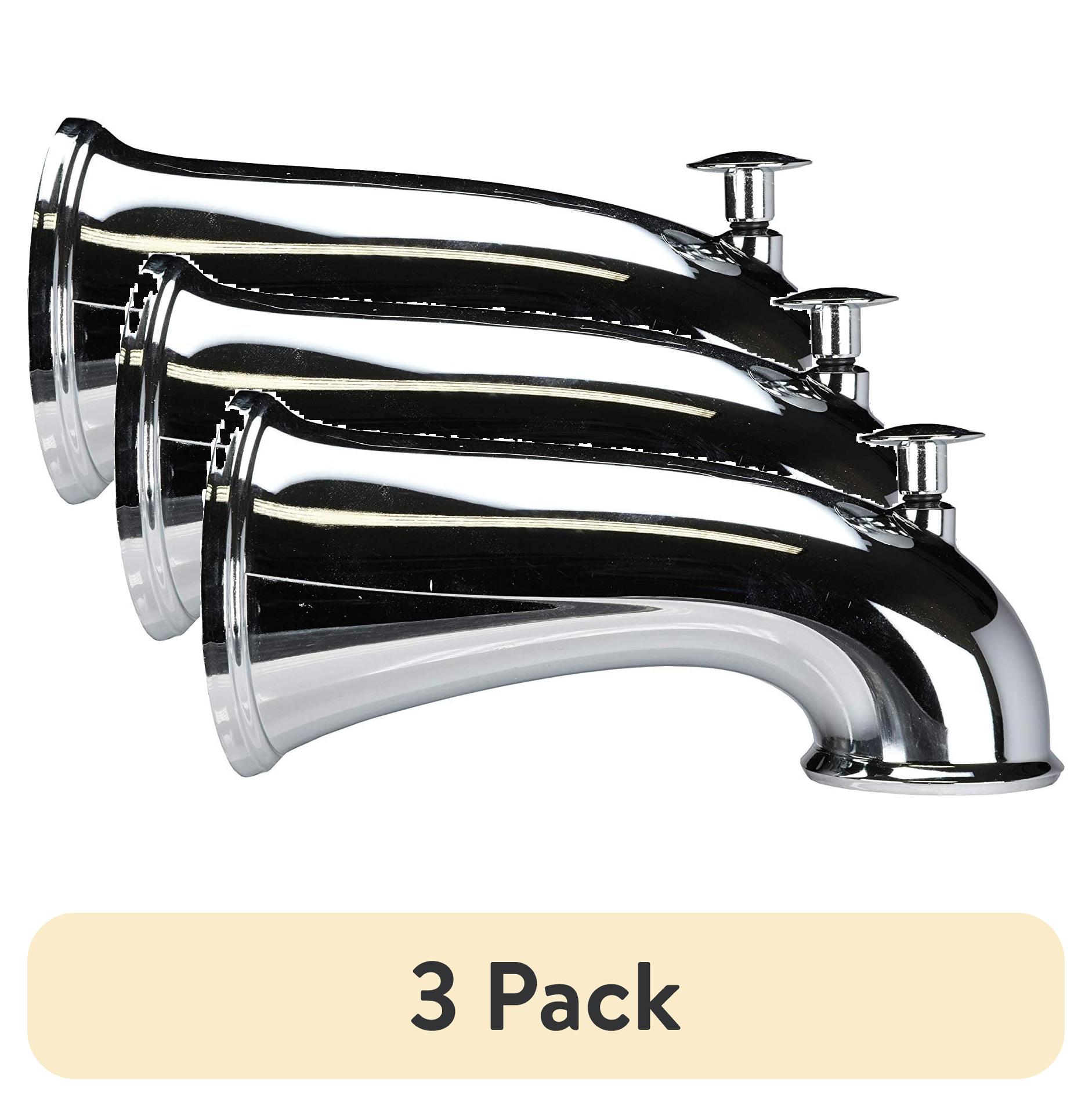 (3 pack) Danco Decorative Bathtub Faucet Spout with Pull Up Diverter ...