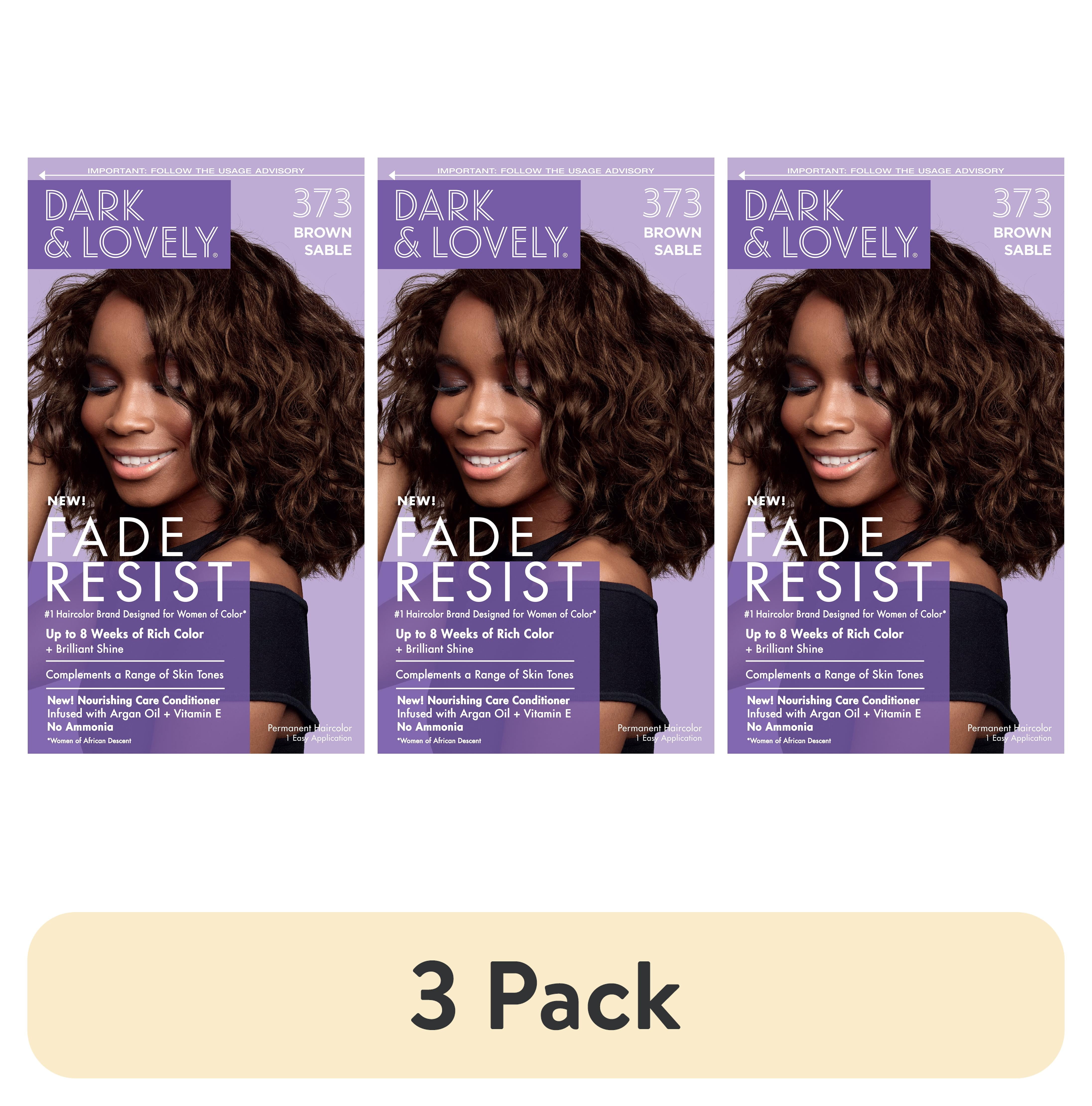 (3 pack) Dark and Lovely Fade Resist Rich Conditioning Hair Color ...