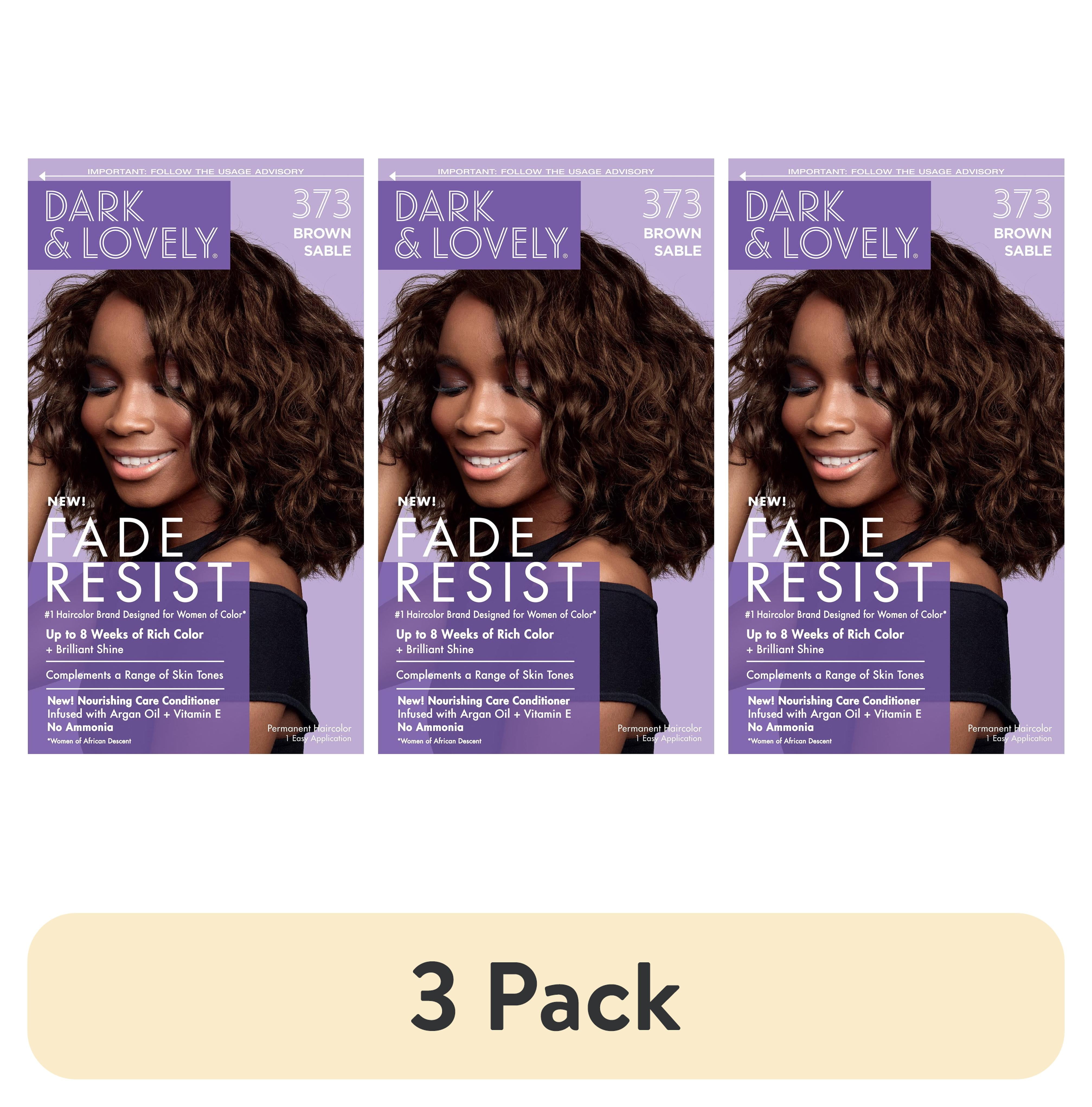(3 pack) Dark and Lovely Fade Resist Rich Conditioning Hair Color ...