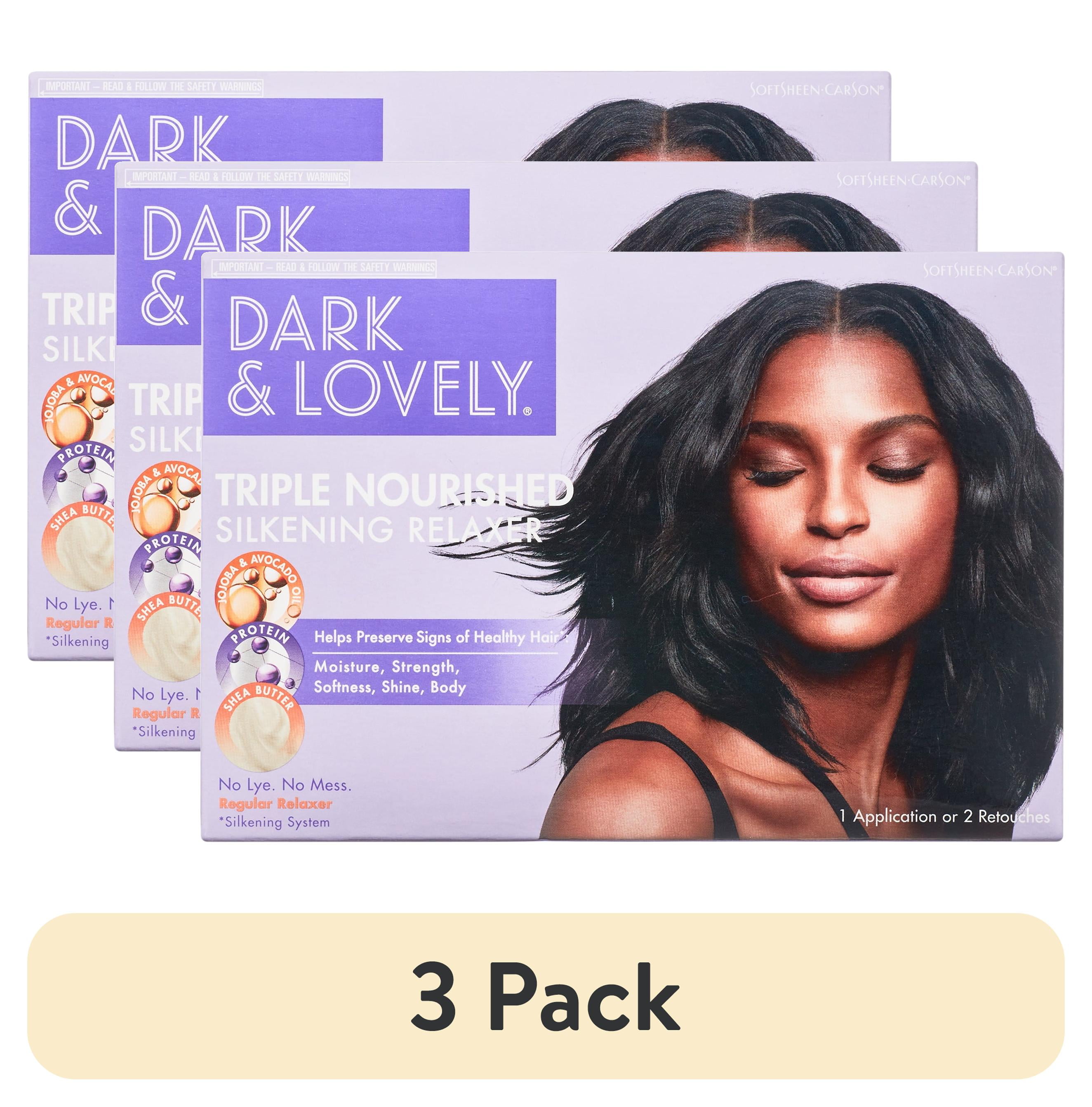 (3 pack) SoftSheen Carson Dark and Lovely Triple Nourished Hair Relaxer ...