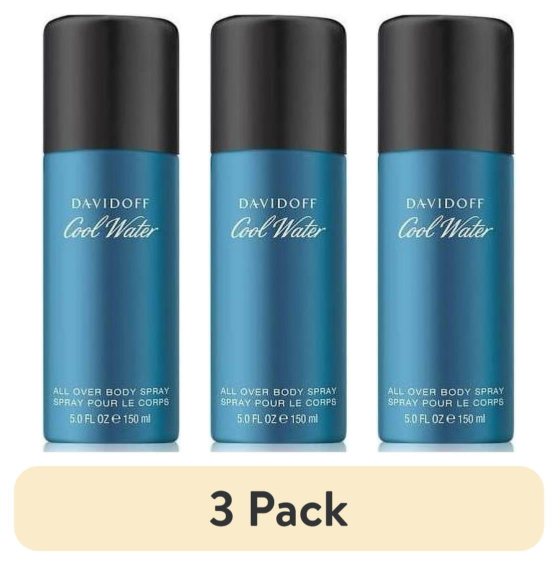 (3 pack) Davidoff Cool Water Cologne by Davidoff, Deodorant Spray for ...