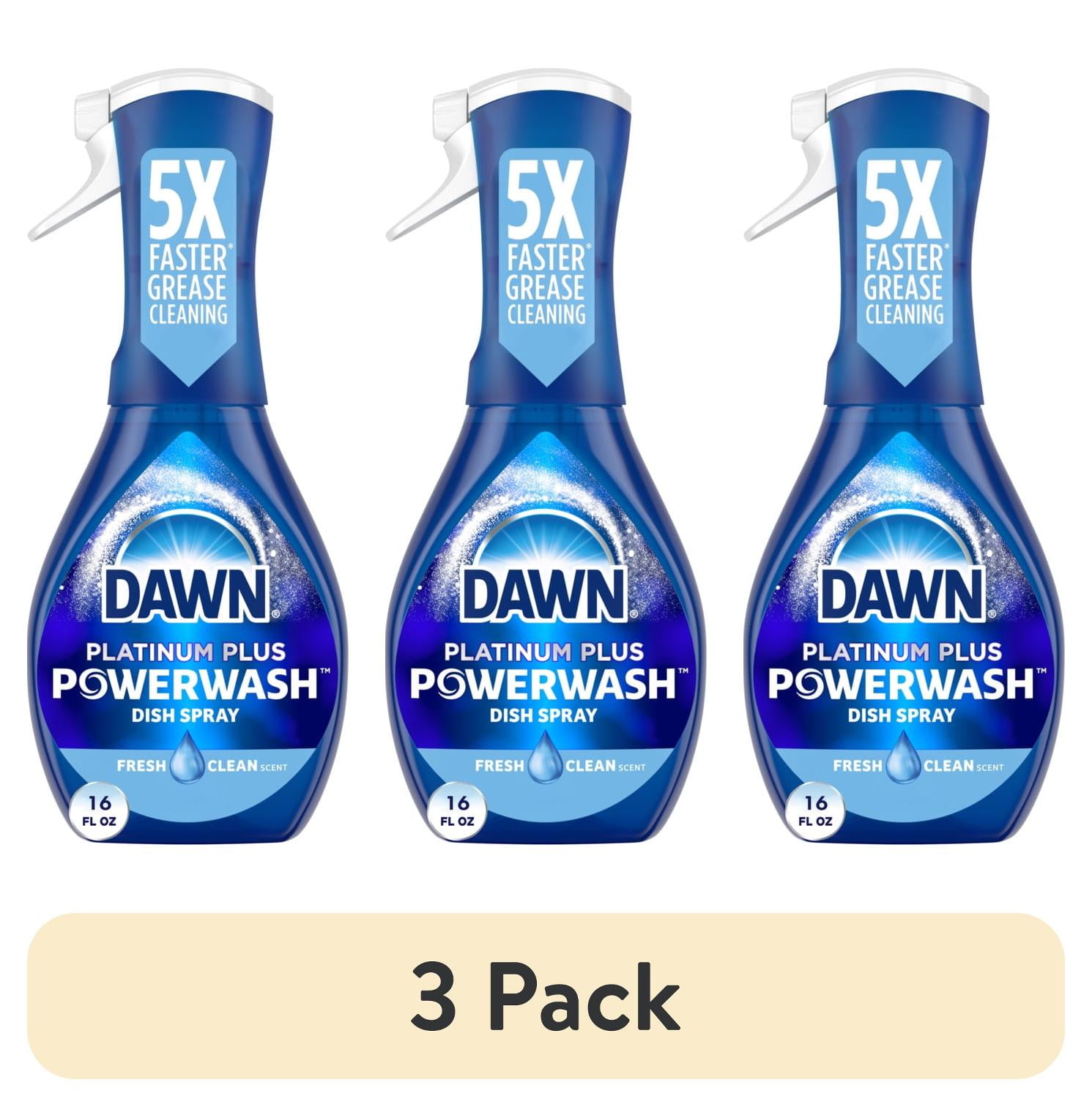 (3 pack) Dawn Powerwash Spray, Dish Soap, Dishwashing Liquid, Fresh, 1 ...