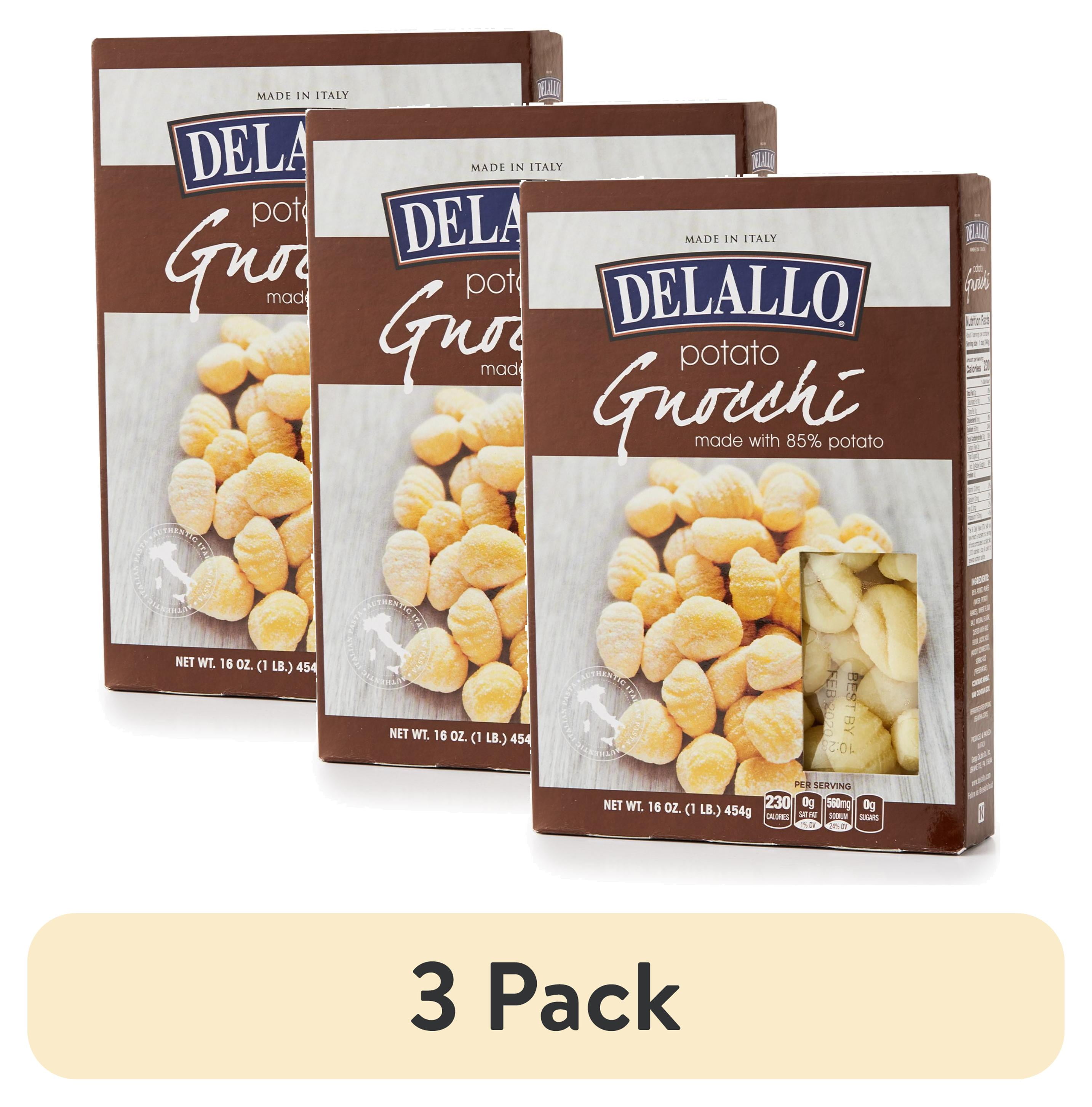 (3 pack) DeLallo Potato Gnocchi Pasta, Made in Italy, Non-GMO, 16 oz ...