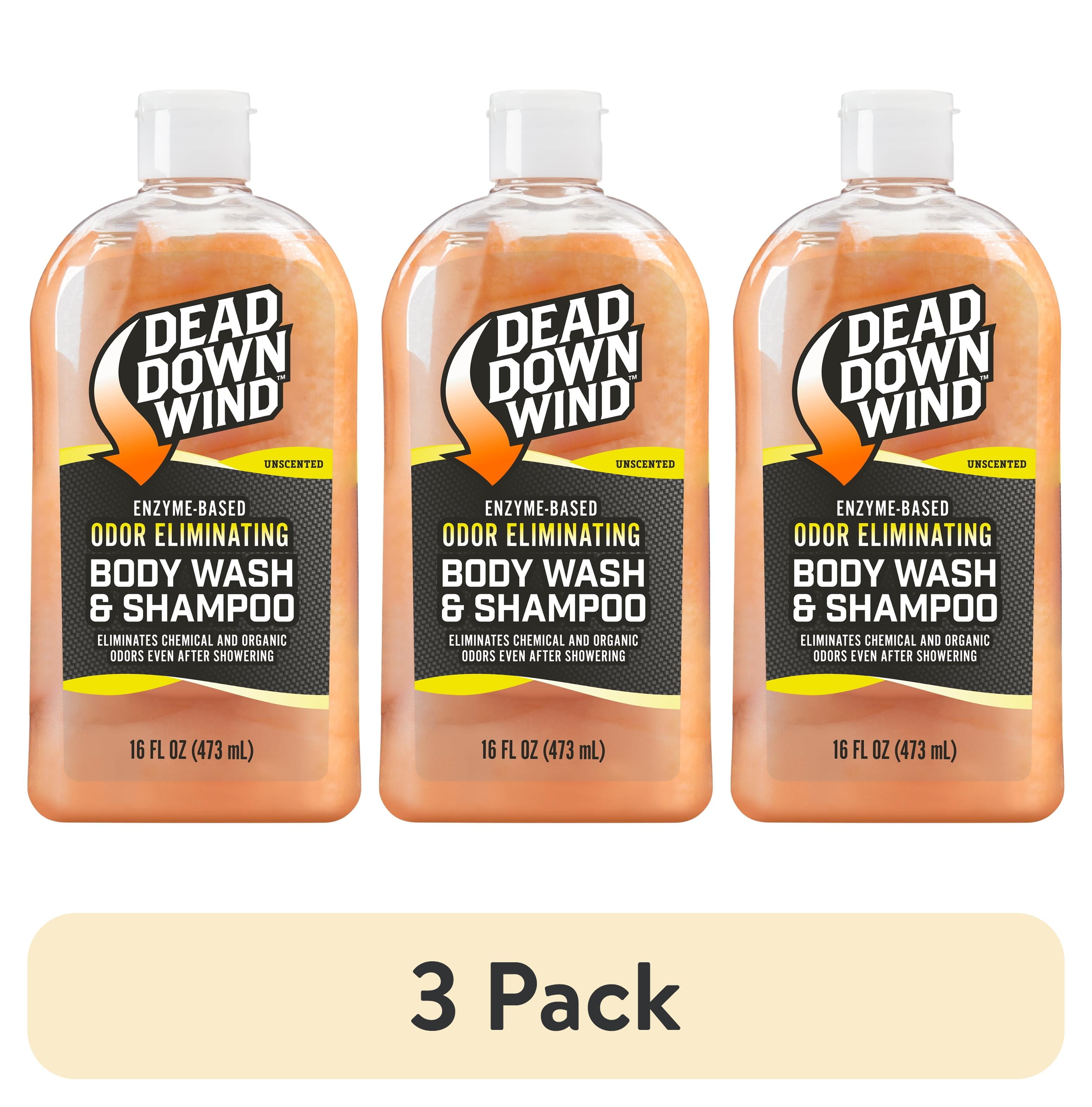 (3 pack) Dead Down Wind Pearlized Body Wash and Shampoo - 16 Fluid ...