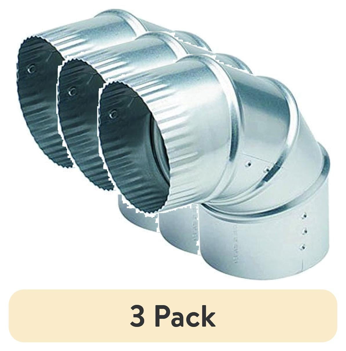 (3 pack) Deflecto Aluminum Dryer Vent Elbow, Fully Adjustable, 4 ...