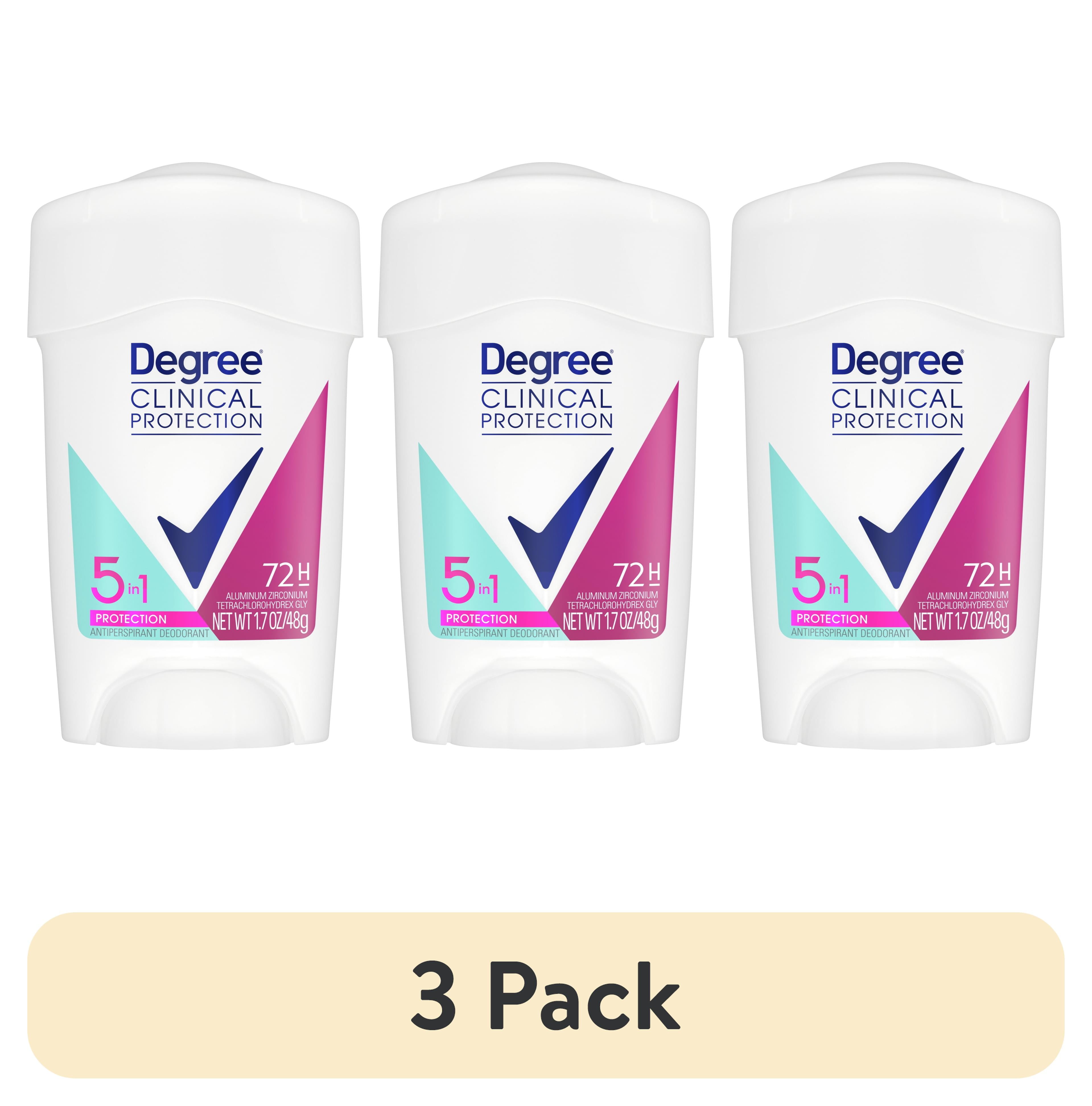 (3 pack) Degree Clinical Women's Antiperspirant Deodorant Active Shield ...