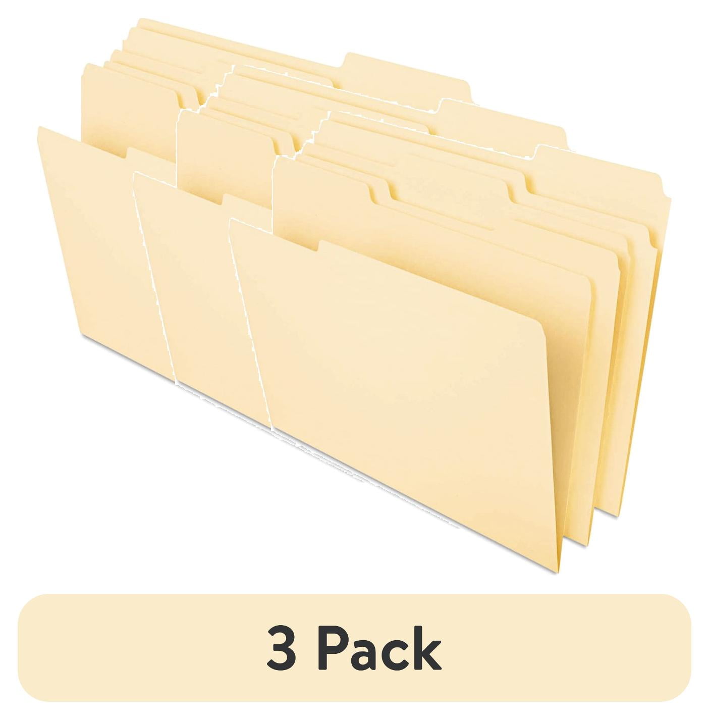 (3 pack) Universal UNV16420 Deluxe Heavyweight 1/3-Cut Tab Assorted ...