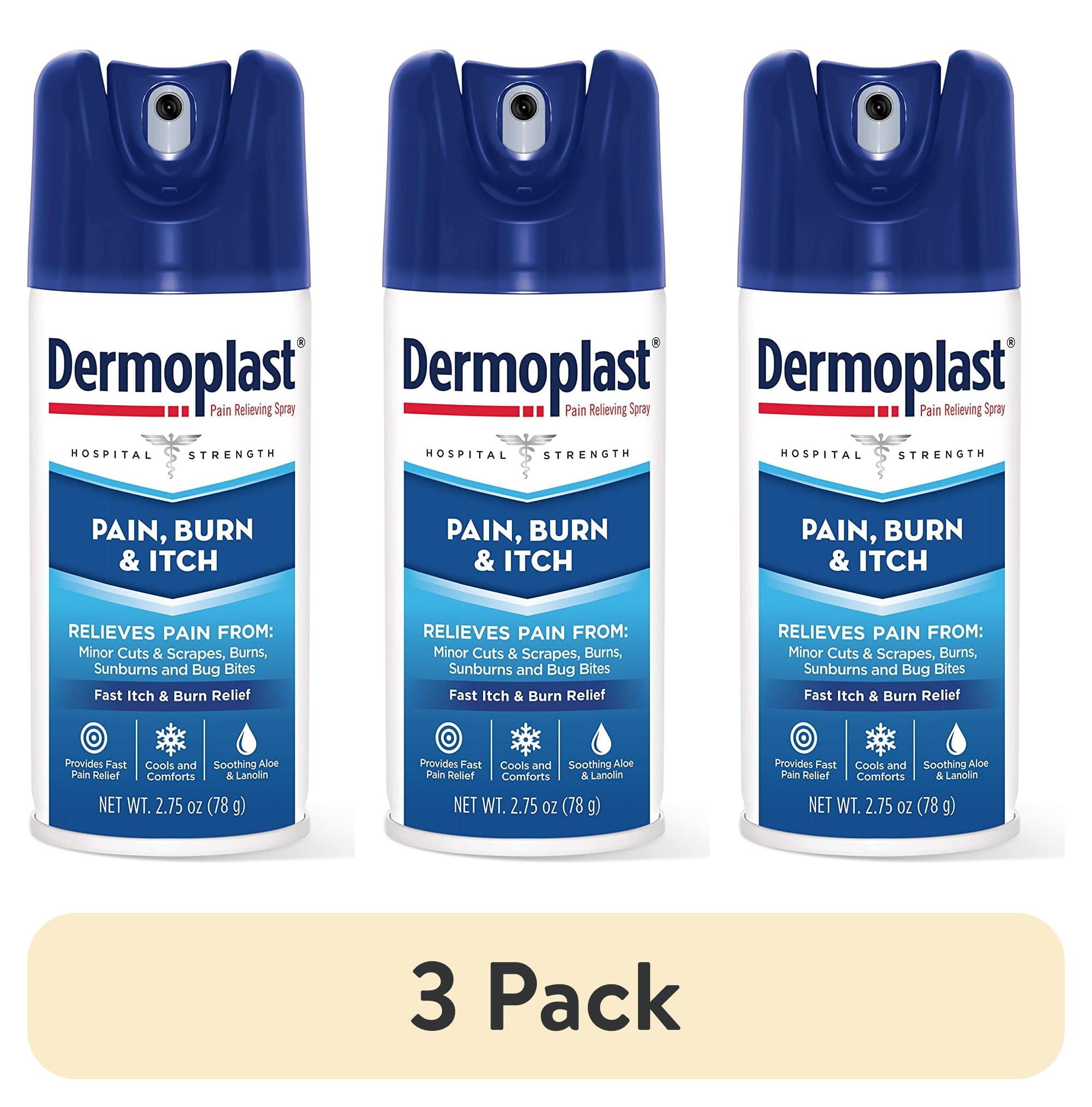 (3 pack) Dermoplast Hospital Strength Pain Relieving Spray for Burn ...