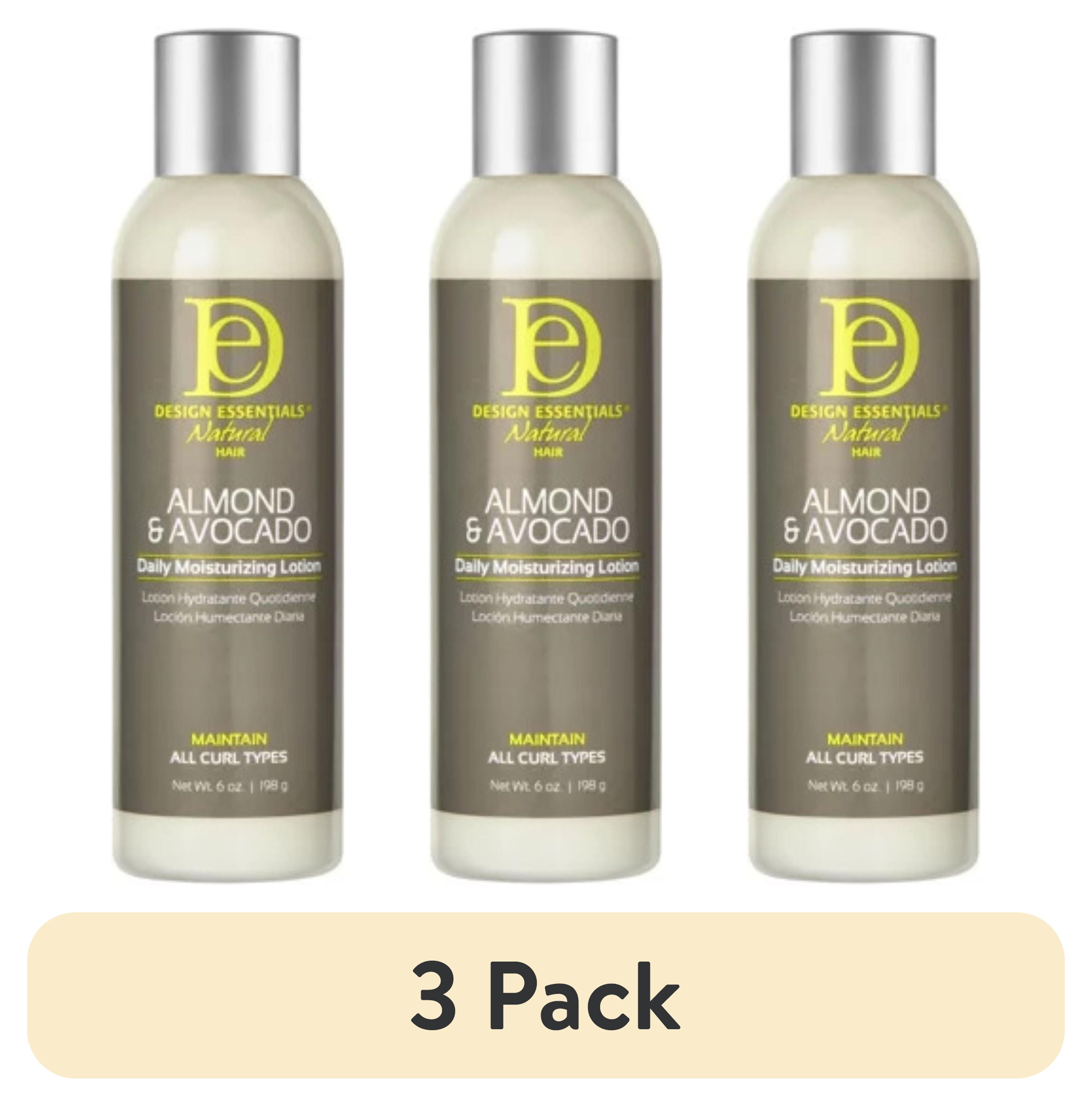 (3 pack) Design Essentials Almond Avocado Daily Moisture Lotion 6 oz ...