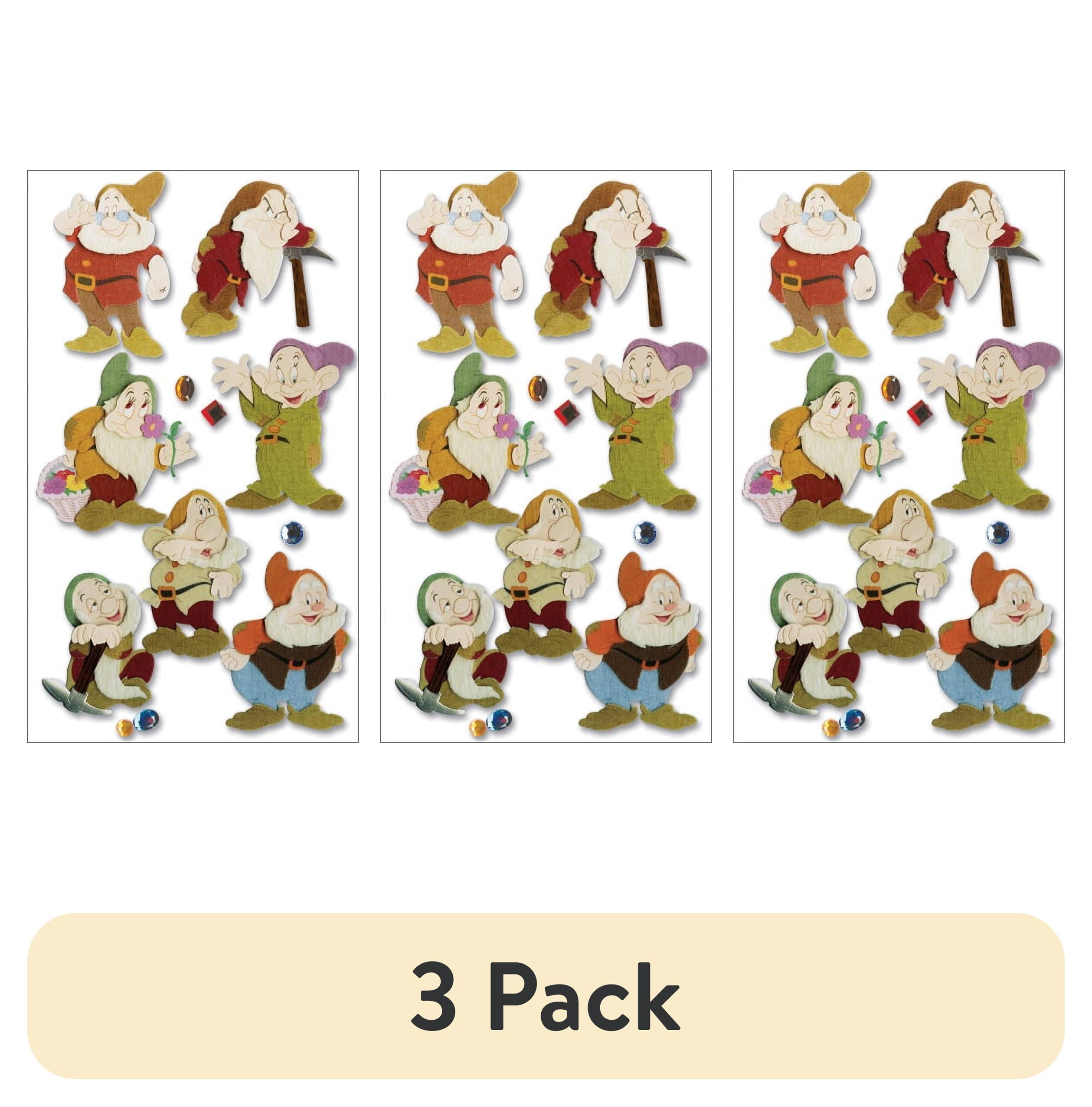 (3 pack) EK Disney Dimensional Stickers-7 Dwarves - Walmart.com