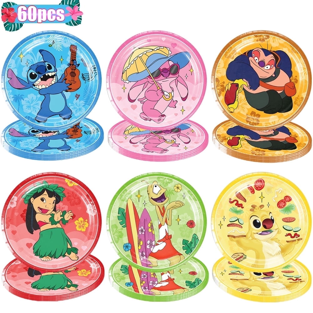 (3 pack) Disney Mickey & Friends Clubhouse Round 7" Dessert Plates, 8ct ...