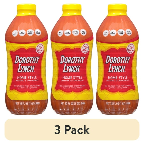 (3 pack) Dorothy Lynch Home Style Dressing and Condiment, 32 fl oz ...